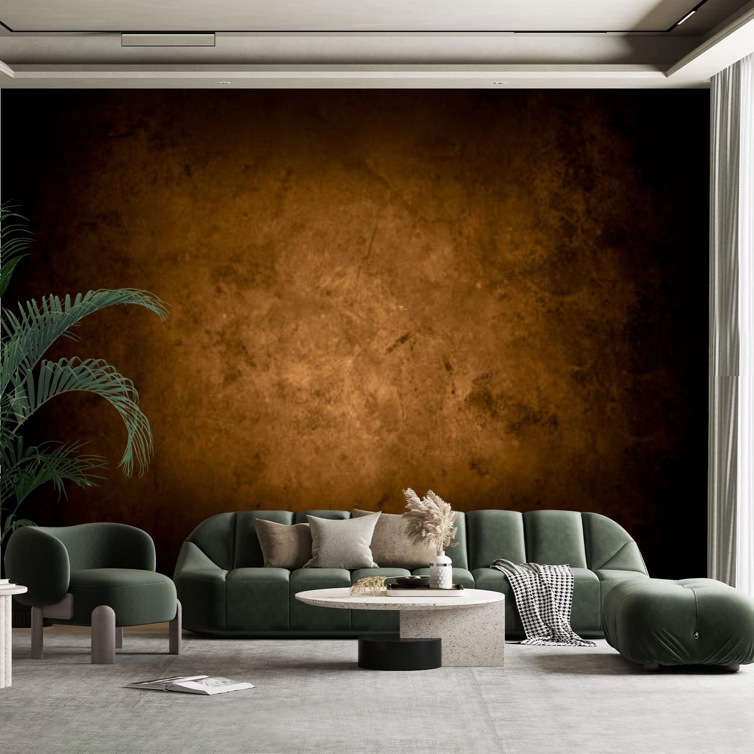 Peel and Stick Canvas Wallpaper Wall Mural Old wall texture cement ...
