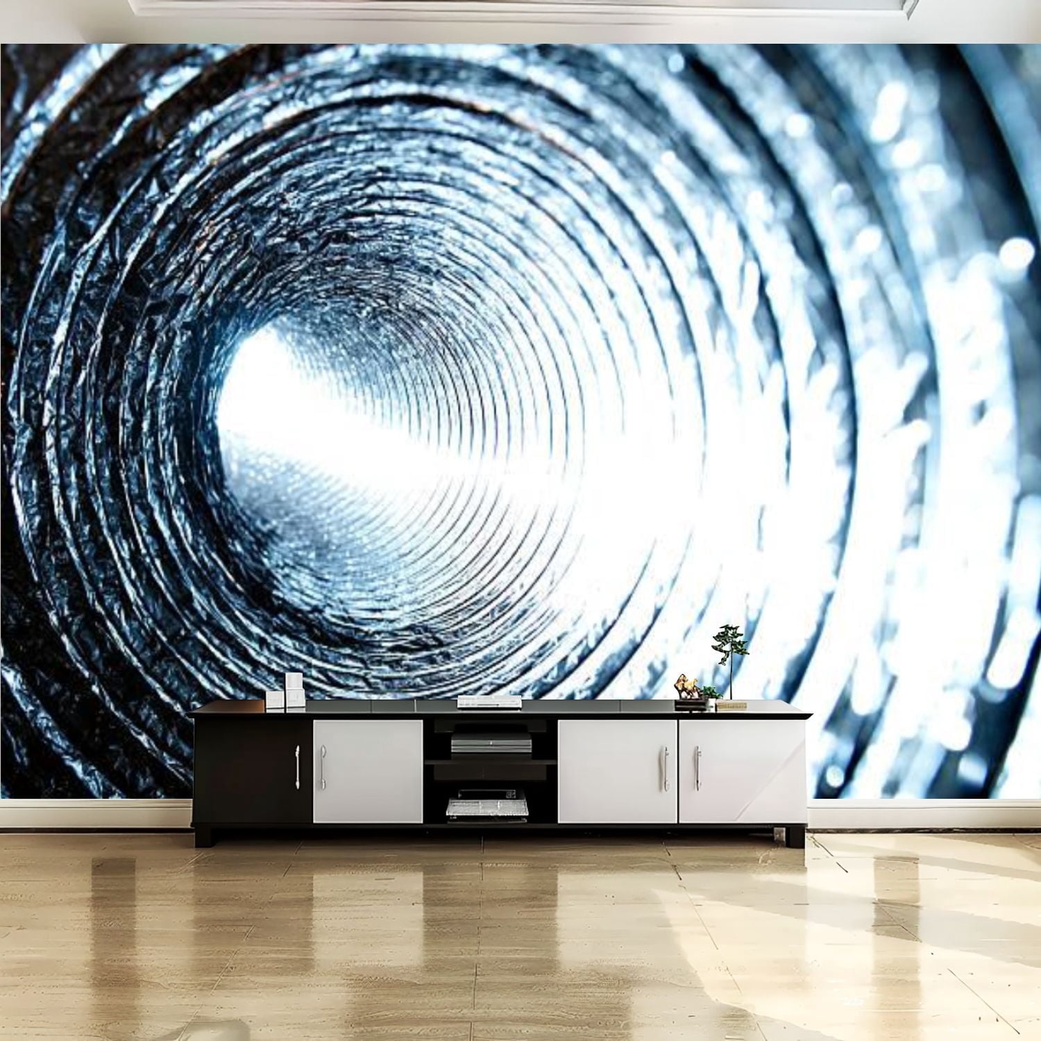 Peel and Stick Canvas Wallpaper Wall Mural abstract bright light within ...