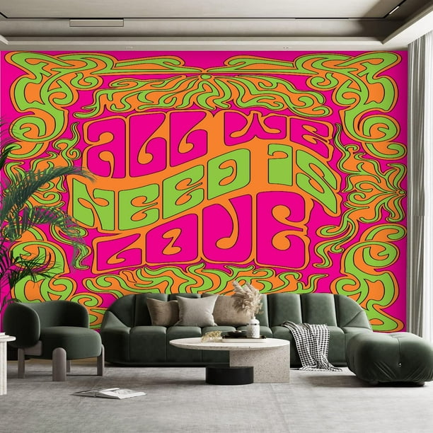psychedelic poster style
