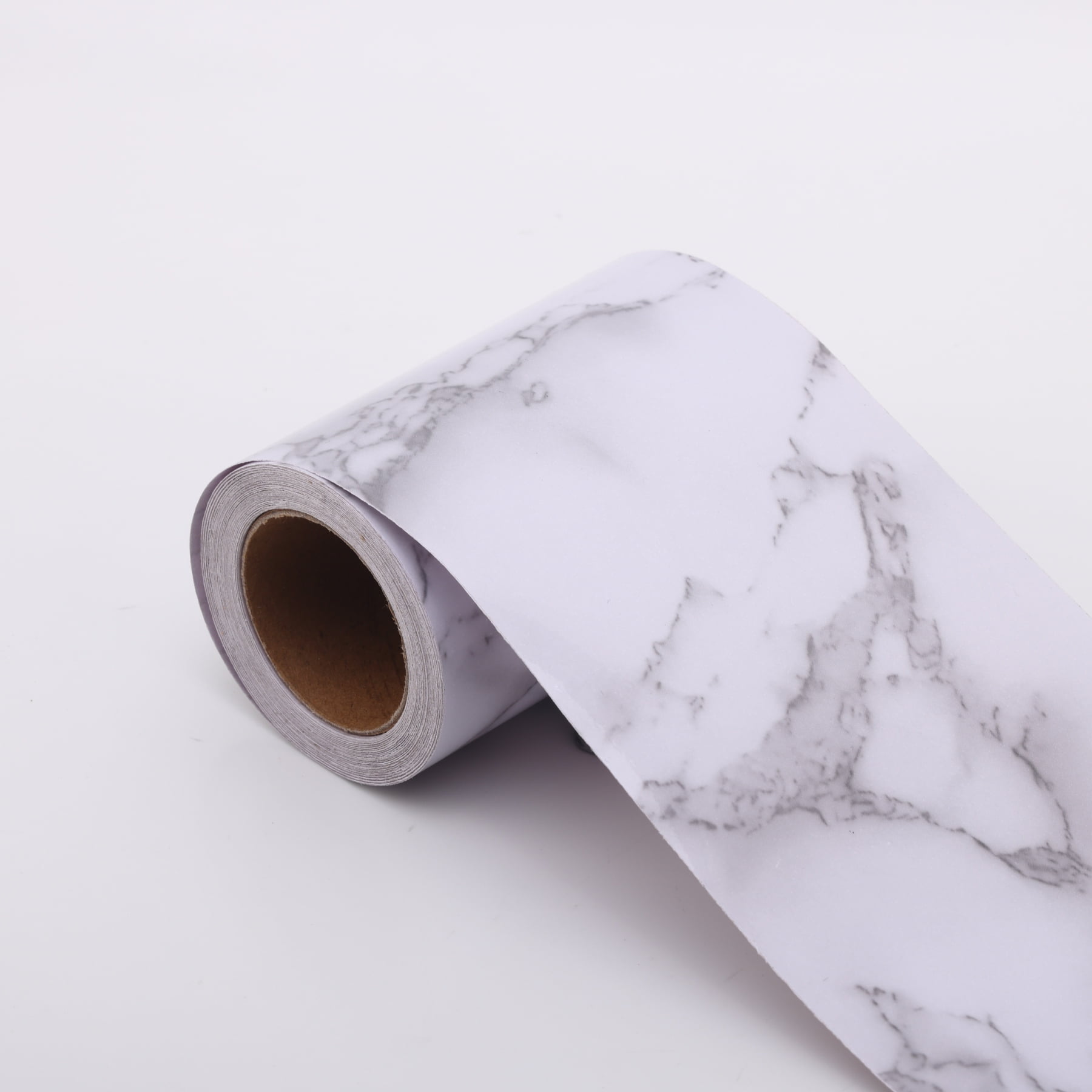 Peel and Stick Gray Marble Wallpaper Border, Removable PVC Waterproof ...