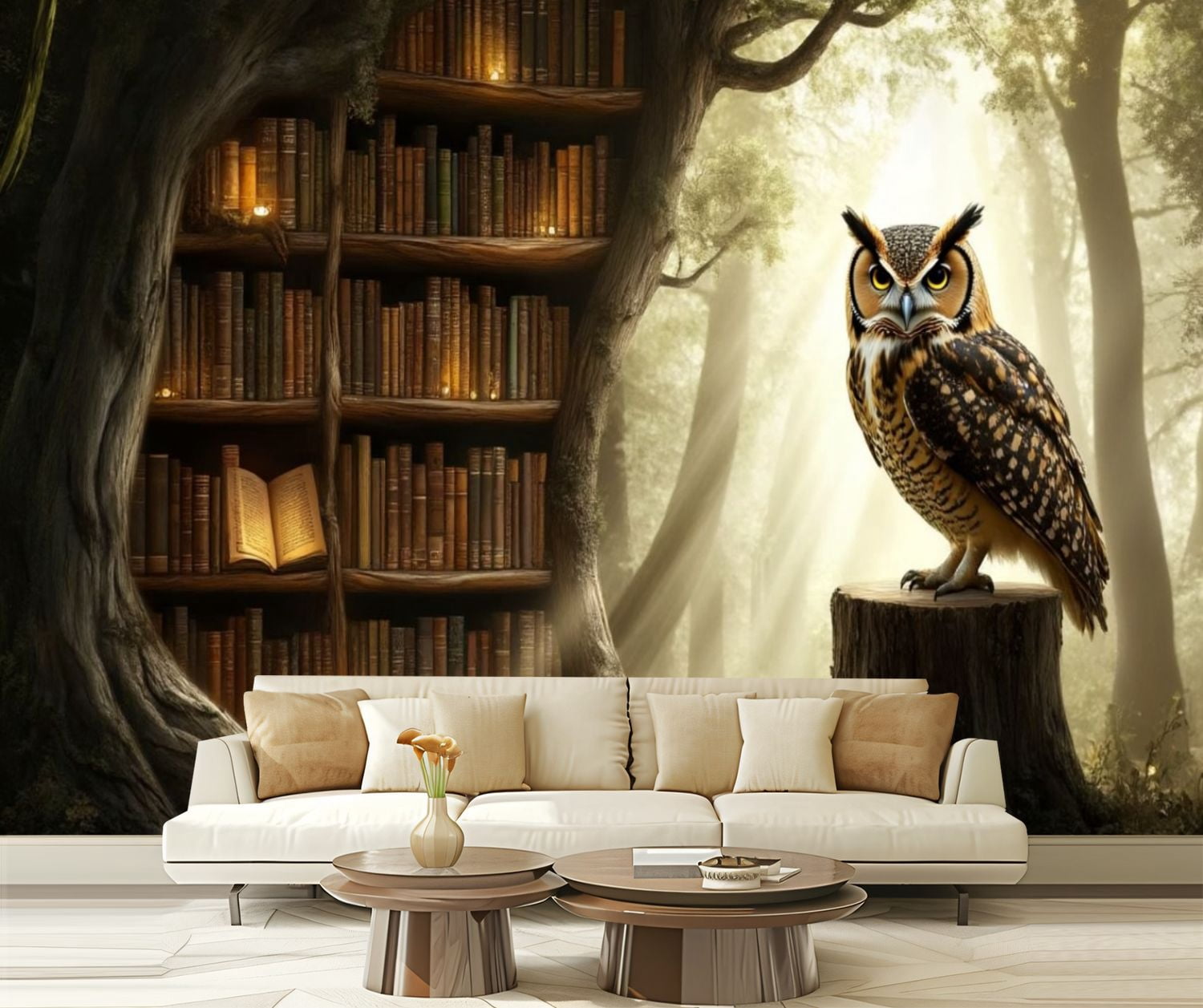 Peel and Stick Wallpaper 3D Modern Medieval Forest Art Alan Inspired ...