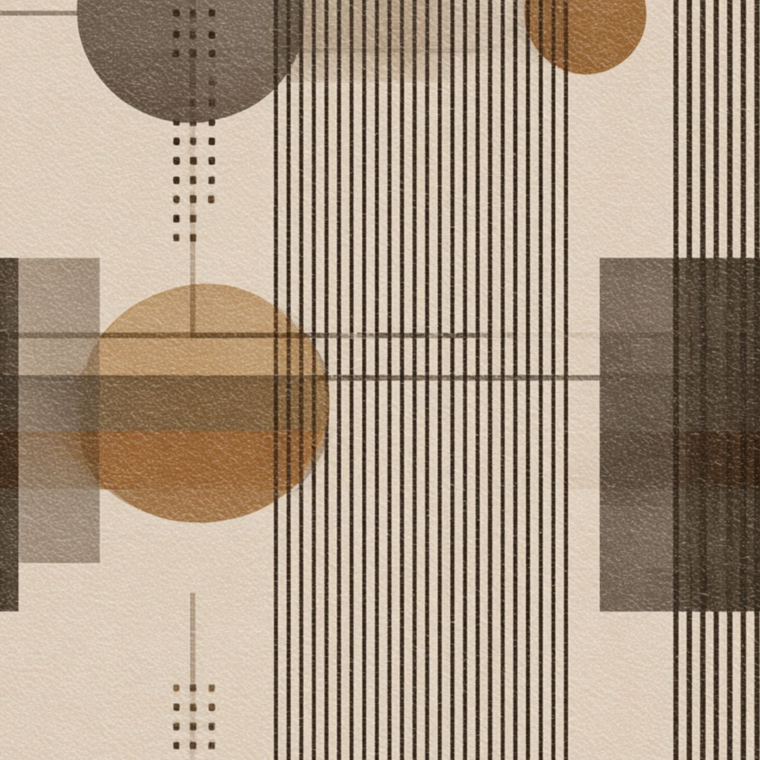 Peel and Stick Wallpaper Abstract Geometric Circles Earthy Neutral Wall ...