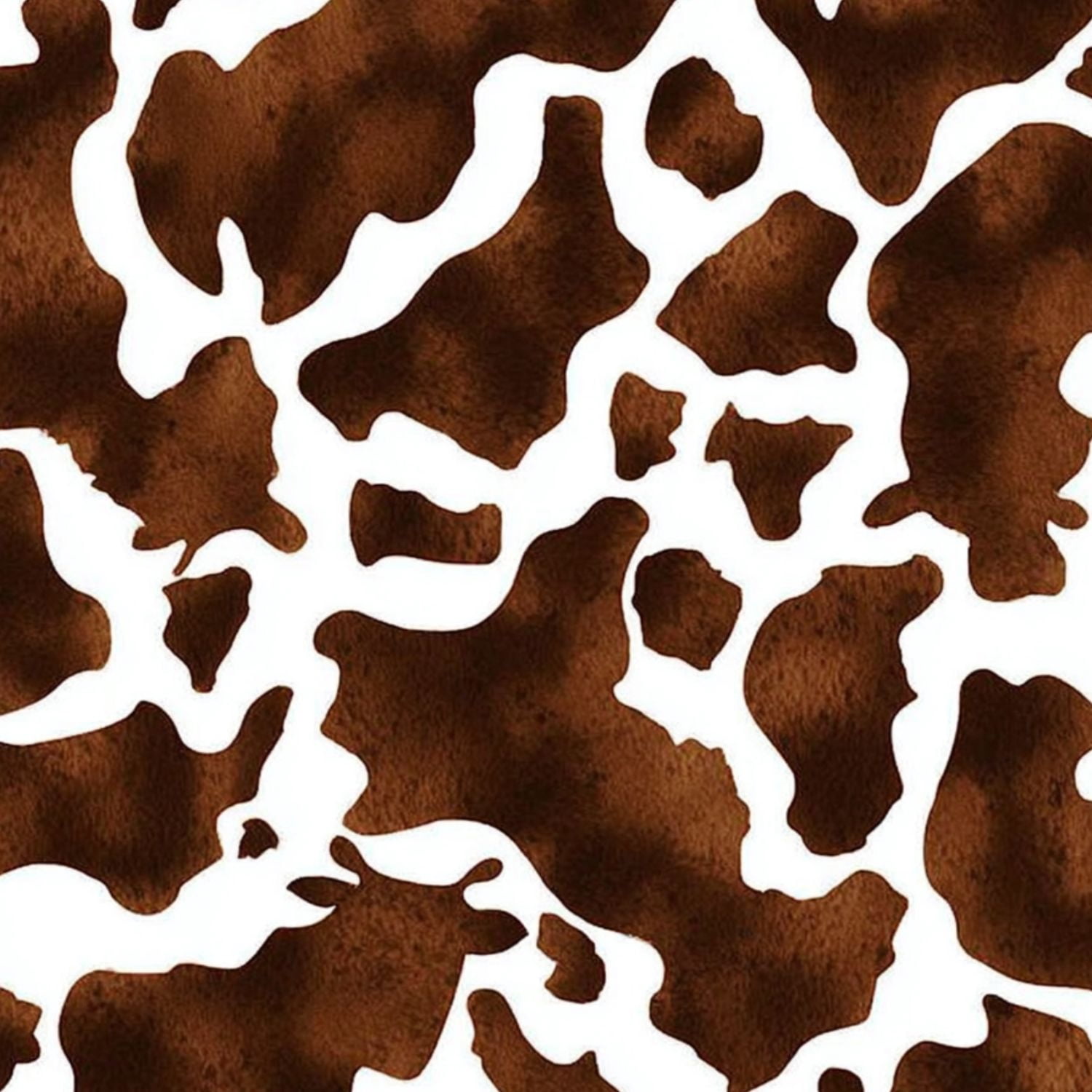 Peel and Stick Wallpaper Brown Cowhide Abstract White Spaces Wall Mural ...