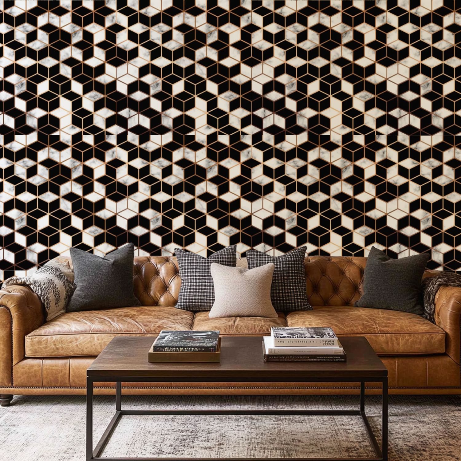 Peel and Stick Wallpaper Canvas Contact Paper marble texture seamless ...