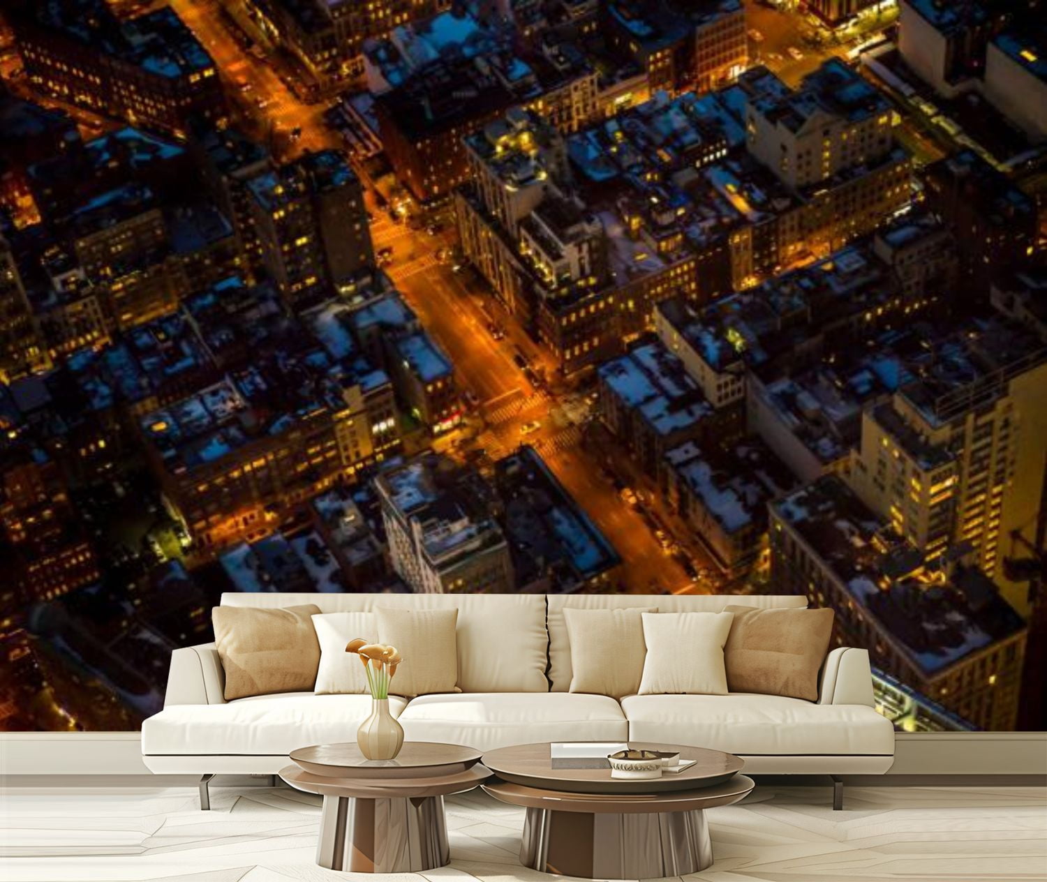 Peel and Stick Wallpaper Canvas High angle view Lower via World Trade ...