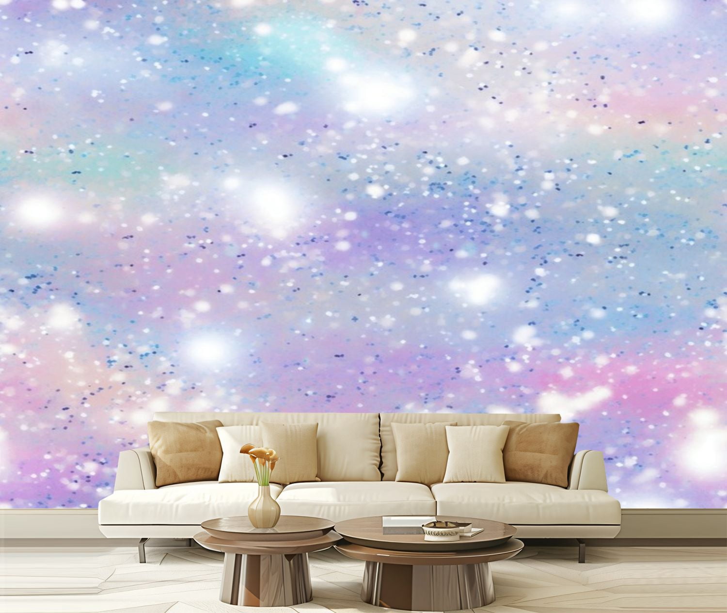 Peel and Stick Wallpaper Canvas Holographic iridescent rainbow color ...