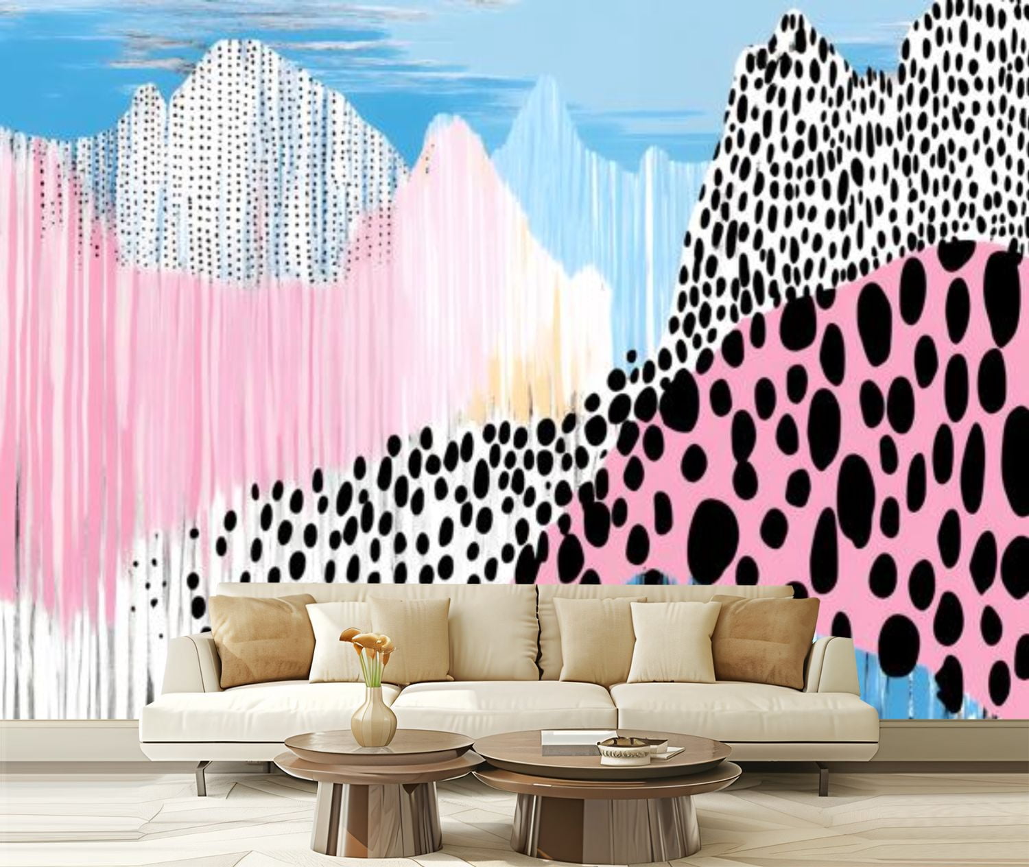 Peel and Stick Wallpaper Canvas Seamless Leopard Print Leopard Print ...