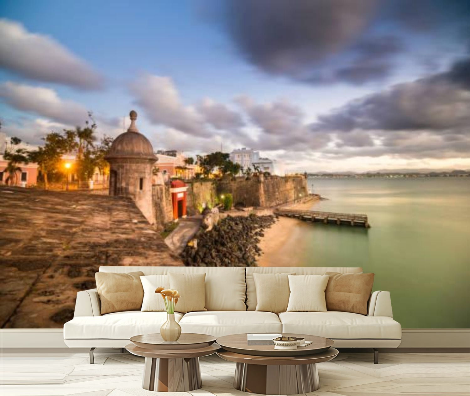 Peel and Stick Wallpaper Canvas san juan puerto rico puerto rico ...