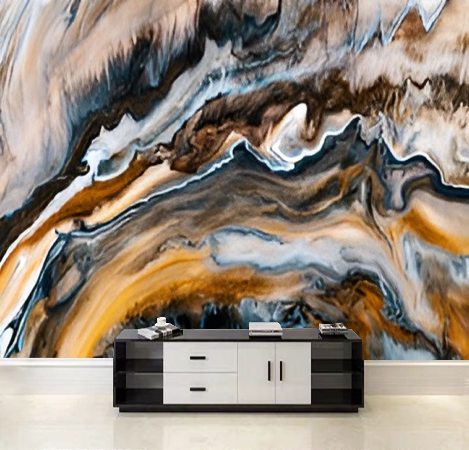 Peel and Stick Wallpaper Fluid art texture Background abstract ...