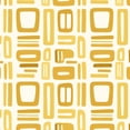 Peel and Stick Wallpaper Geometric Mid Century Modern Gold Abstract ...