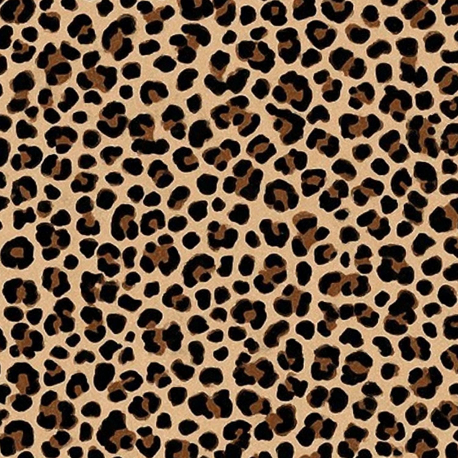 Peel and Stick Wallpaper Leopard Print Shades Brown Black Beige 17.7in ...