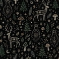 Peel and Stick Wallpaper Sasquatch Cryptids Charcoal Gray Cryptozoology ...