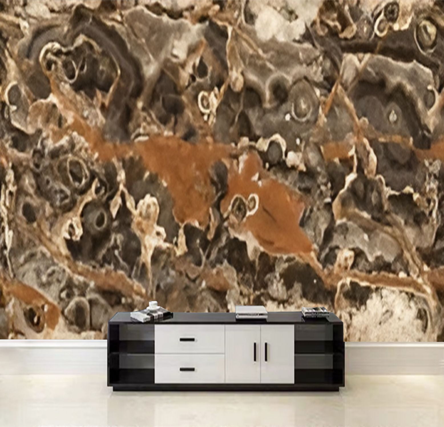 Peel and Stick Wallpaper Seamless grunge marble texture Repetitive ...