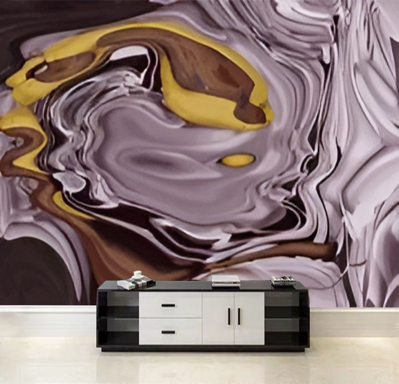 Peel and Stick Wallpaper Seamless marble texture abstract liquid ...