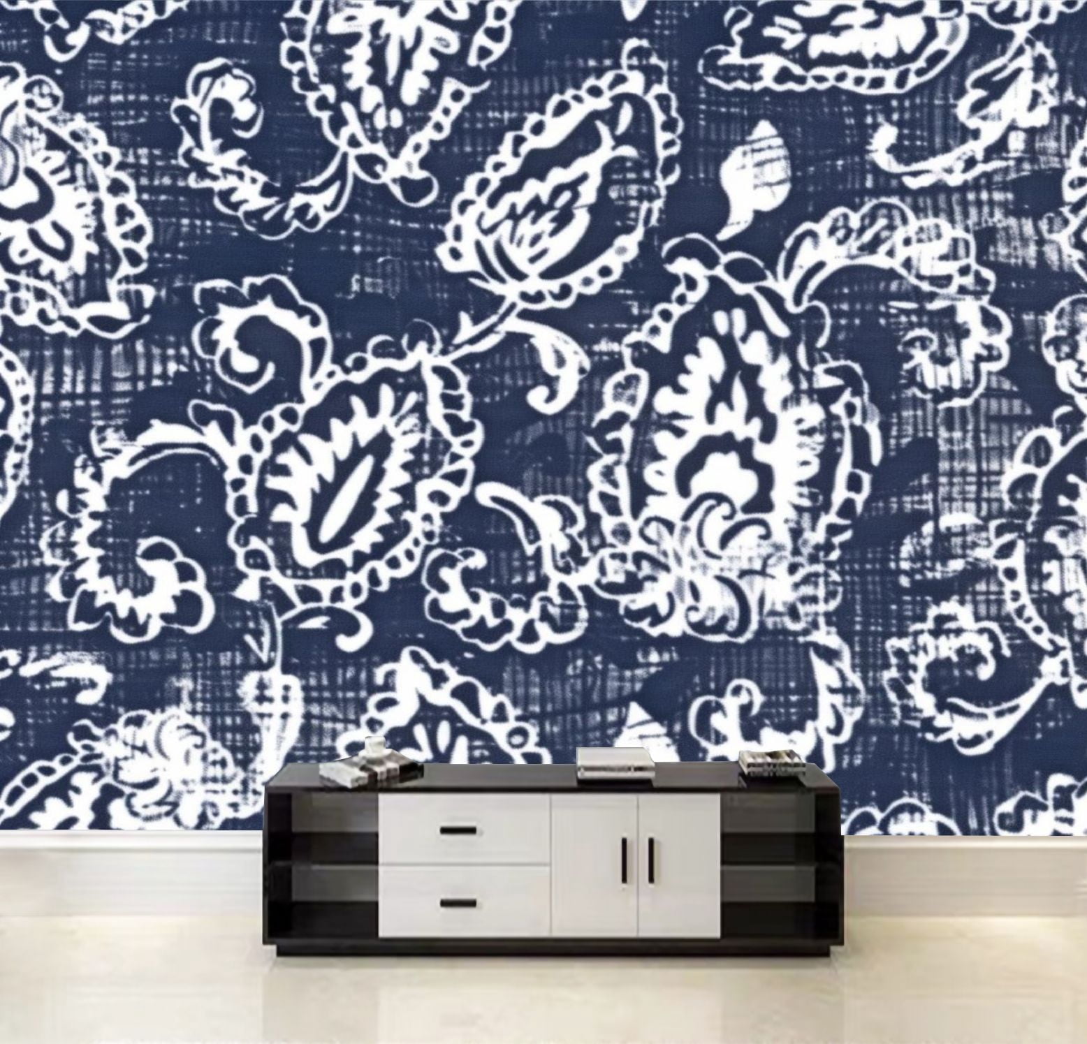 Peel and Stick Wallpaper Seamless pattern based traditional Asian ...