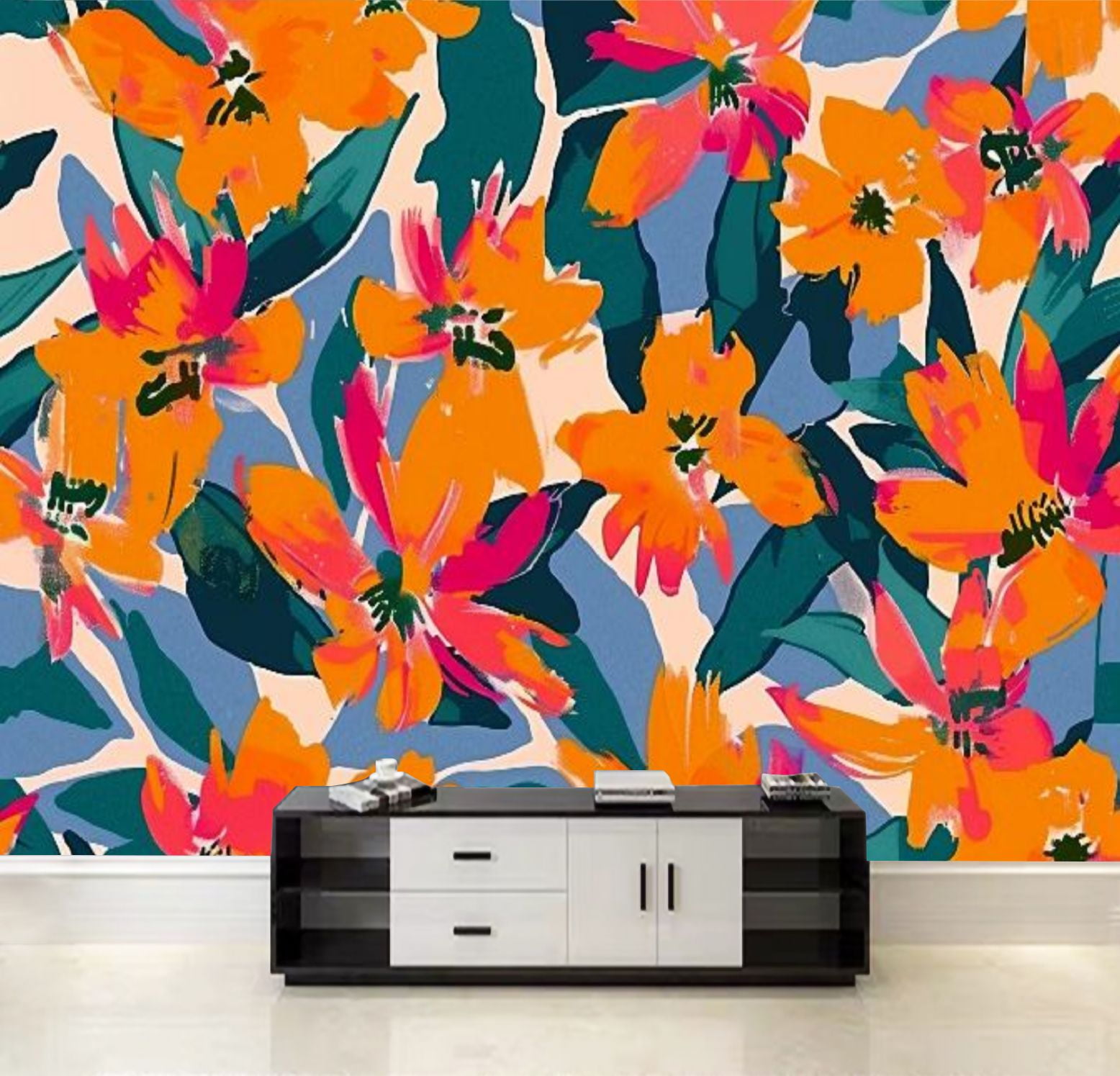 Peel and Stick Wallpaper Seamless pattern colorful pattern abstract ...