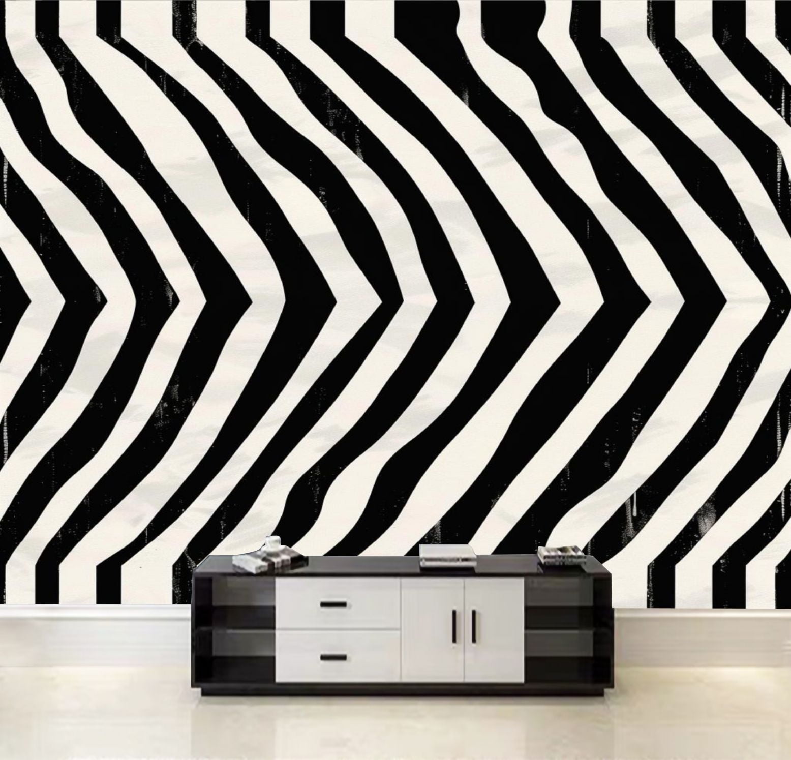 Peel and Stick Wallpaper Simple seamless geometric pattern print ...