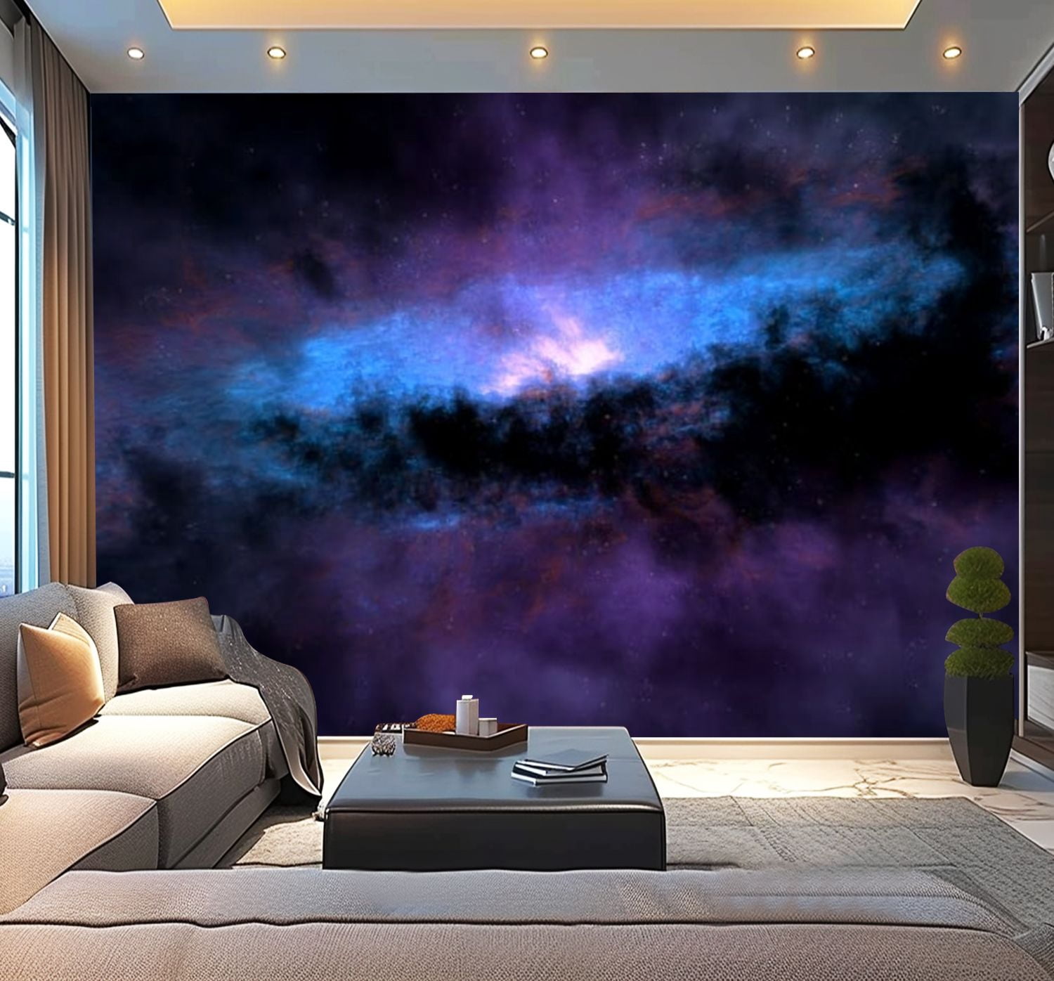Peel and Stick Wallpaper Space nebula collage You can use it projects ...