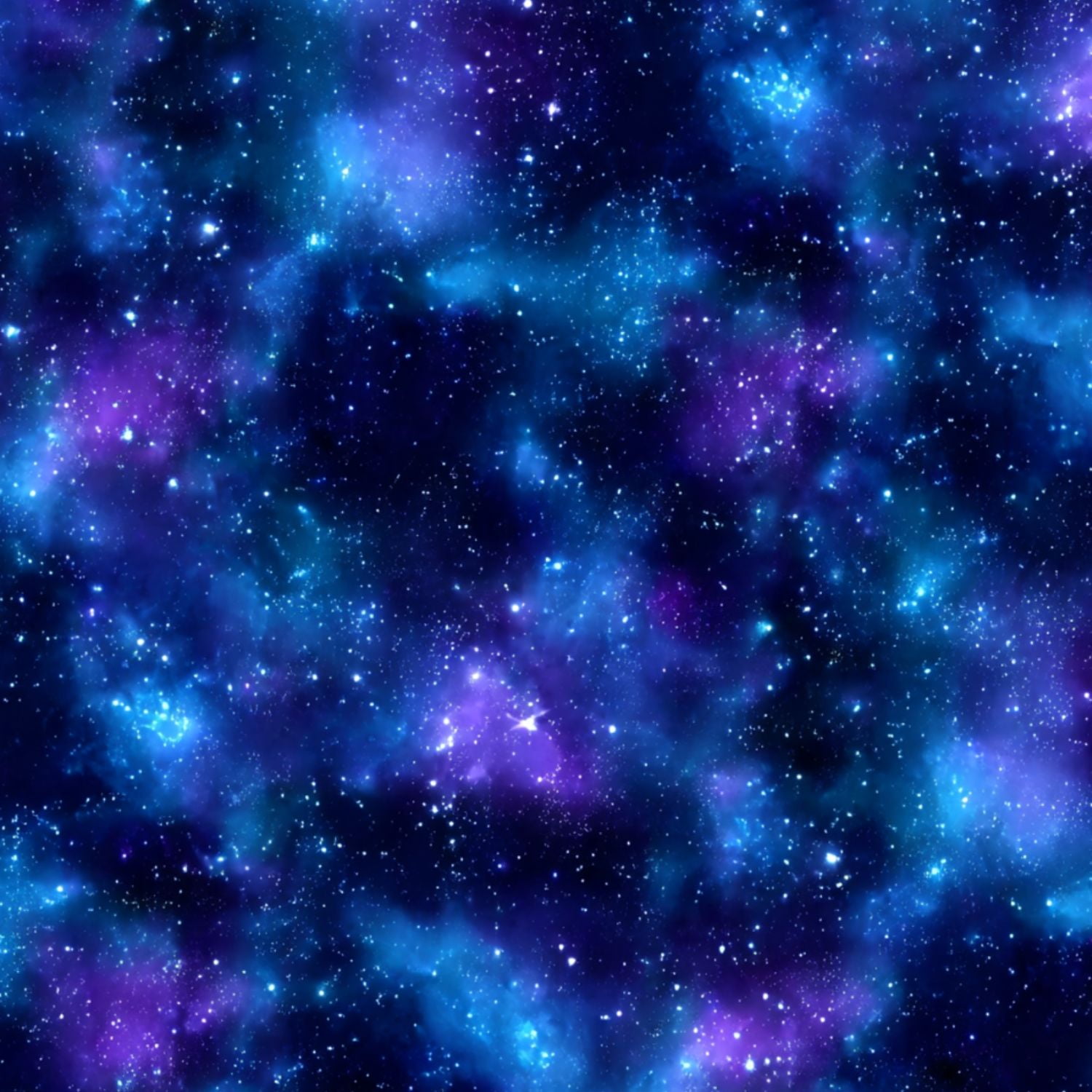 Peel and Stick Wallpaper Starry Nebula Deep Blue Purple Tones Cosmic ...