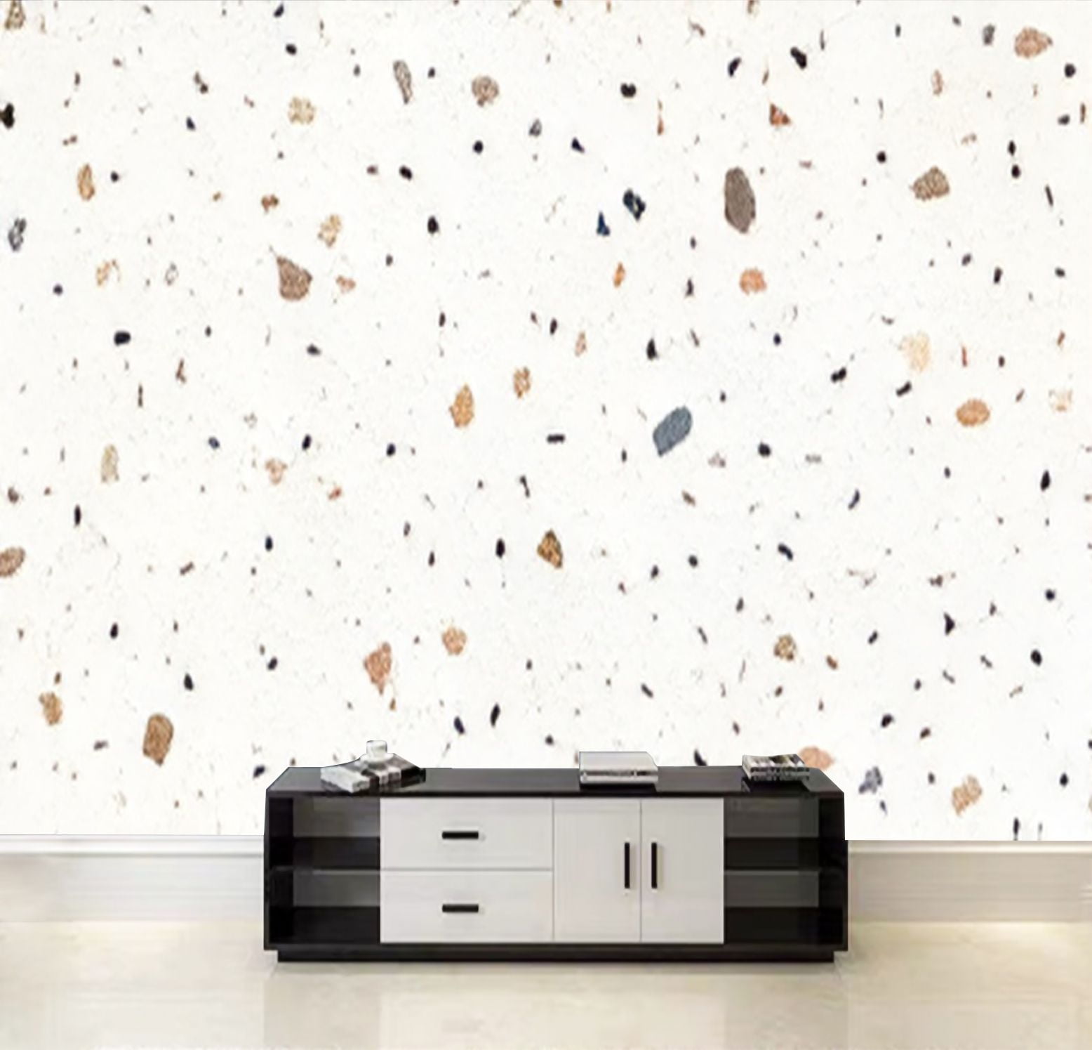 Peel and Stick Wallpaper Terrazzo marble flooring seamless texture ...