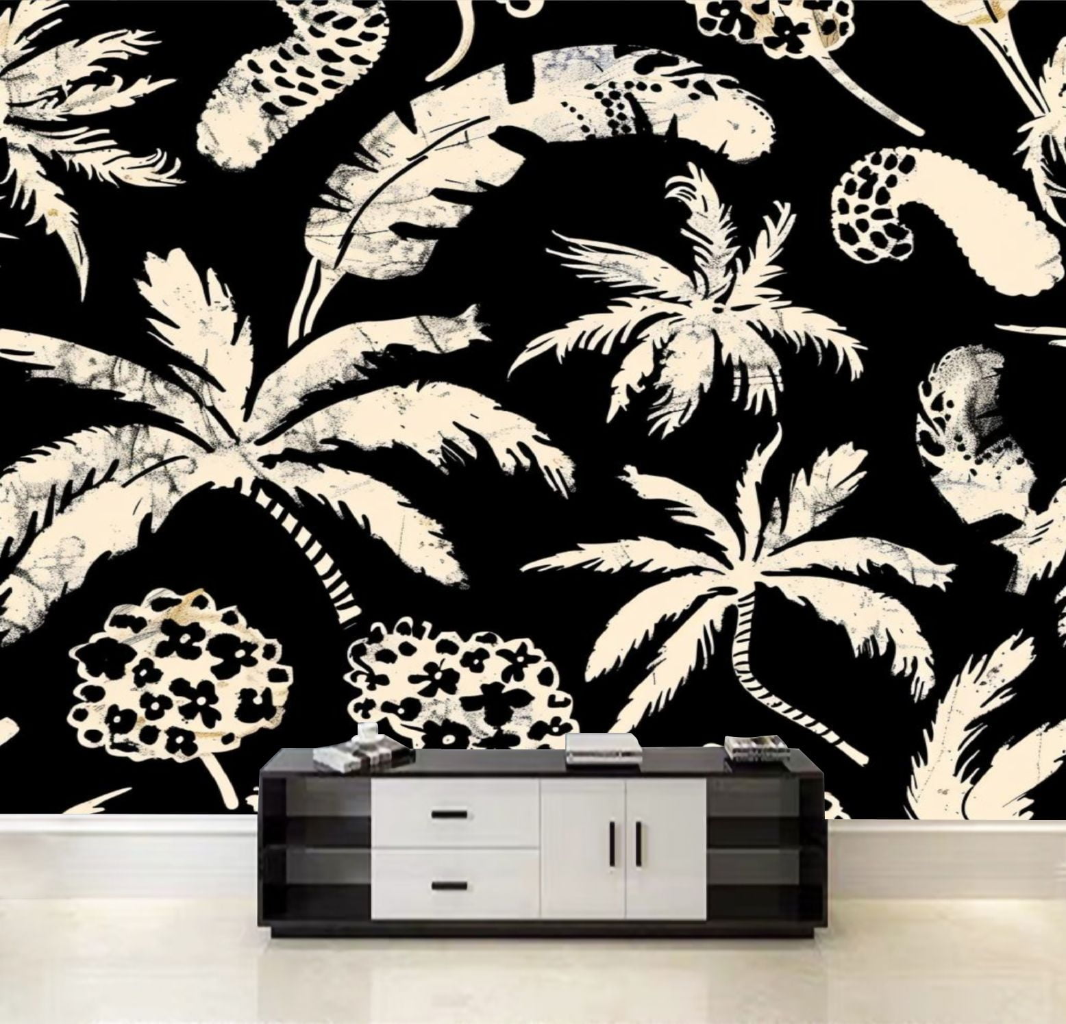 Peel and Stick Wallpaper Traditional Geometric Ornament Ethnic style ...