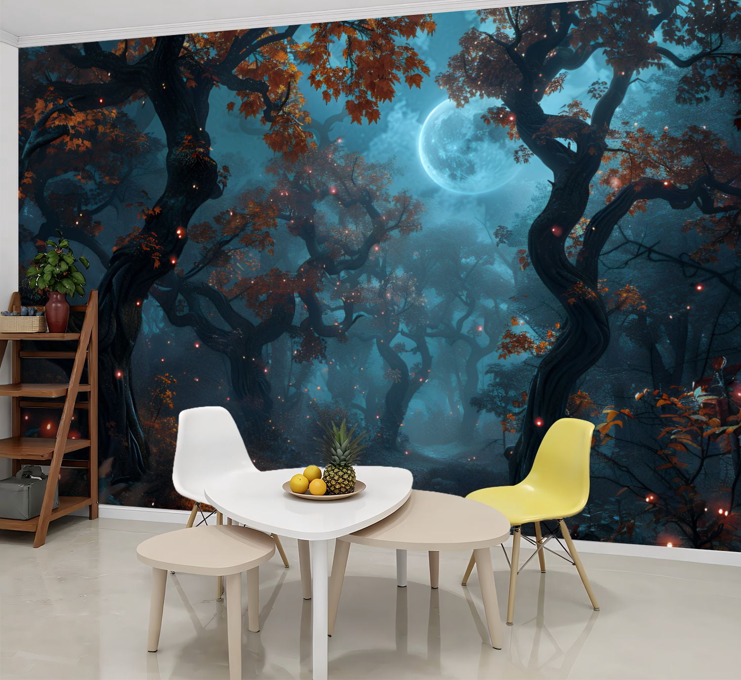 Peel and Stick Wallpaper Wall Murals Mysterious Paths Gothic Art Forest ...