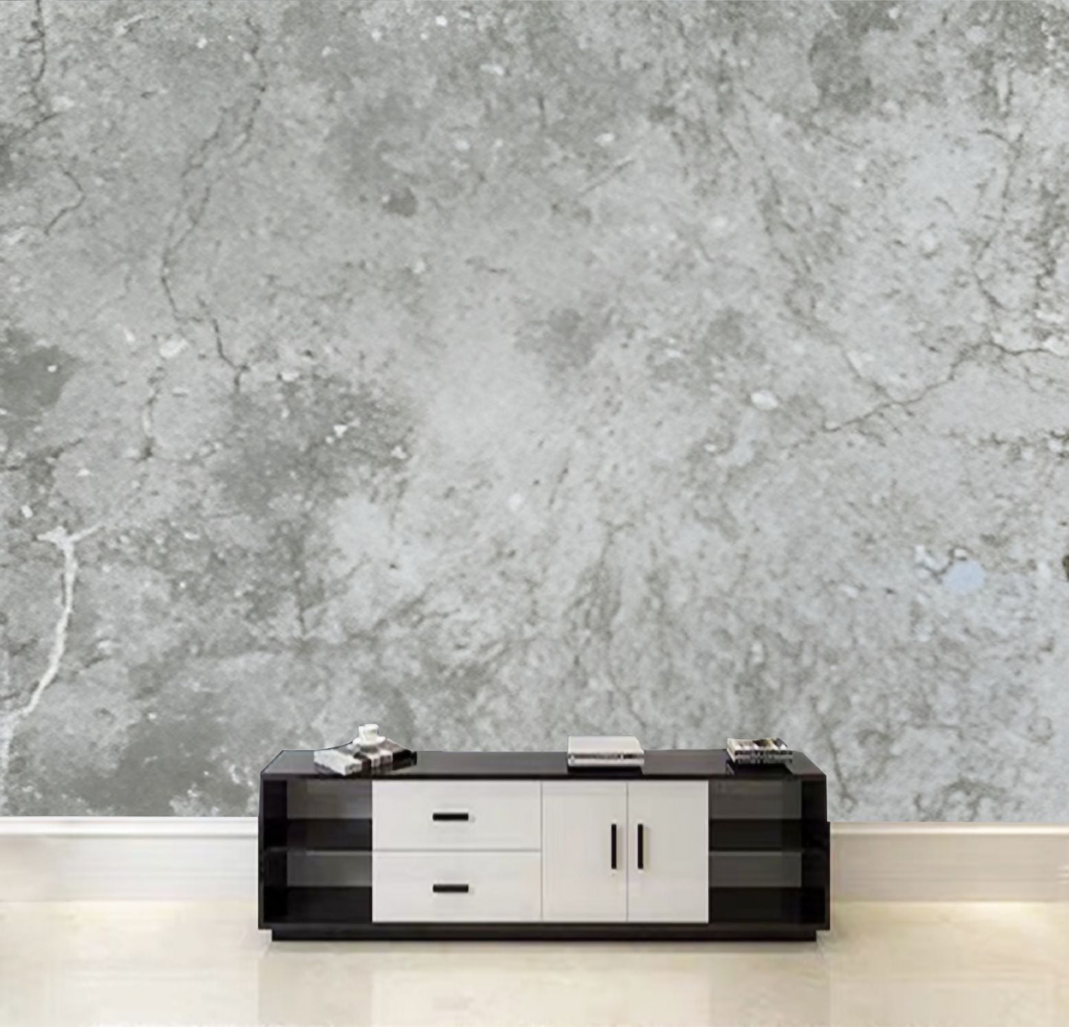 Peel and Stick Wallpaper grey grunge stone marble texture for exterior ...