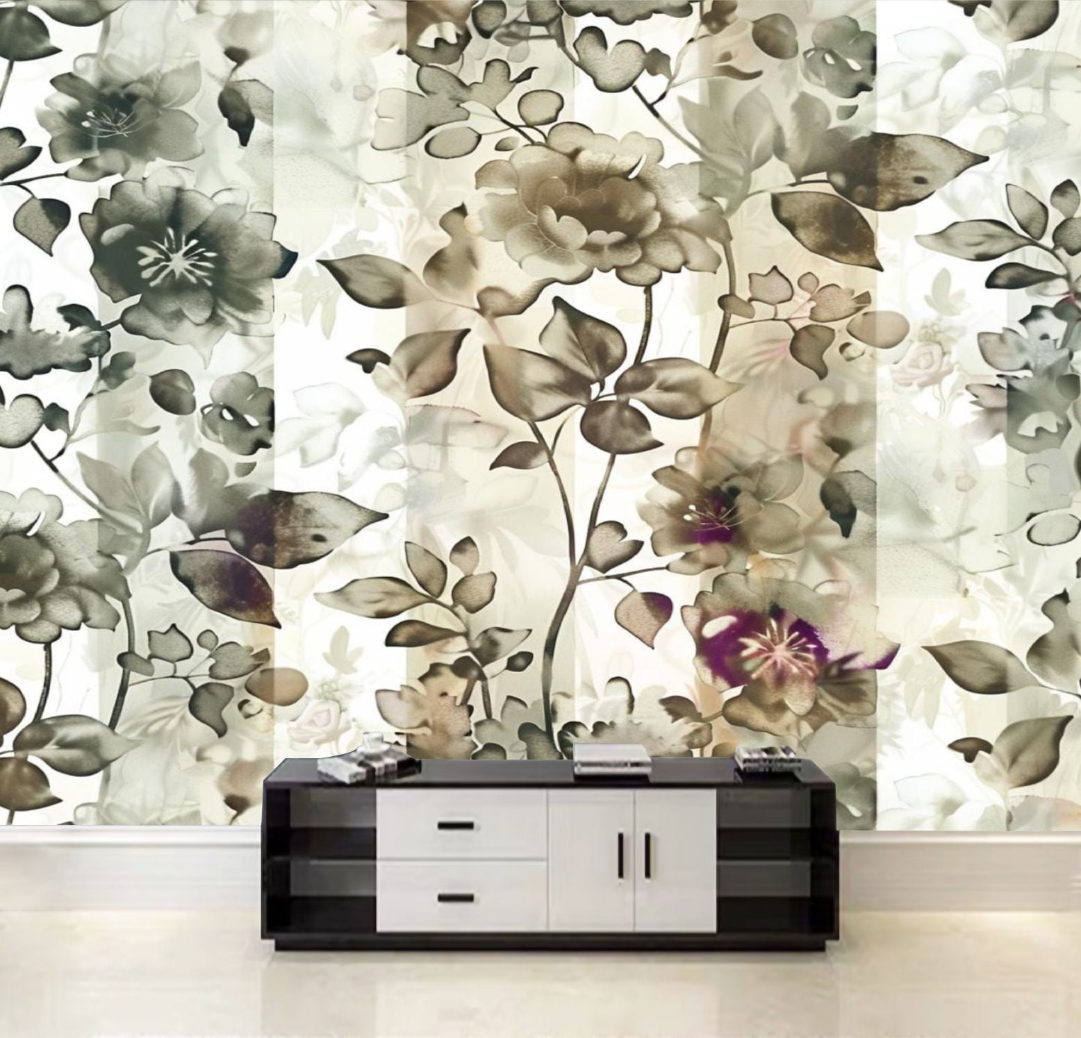 Peel and Stick Wallpaper seamless flower pattern textures Canvas ...