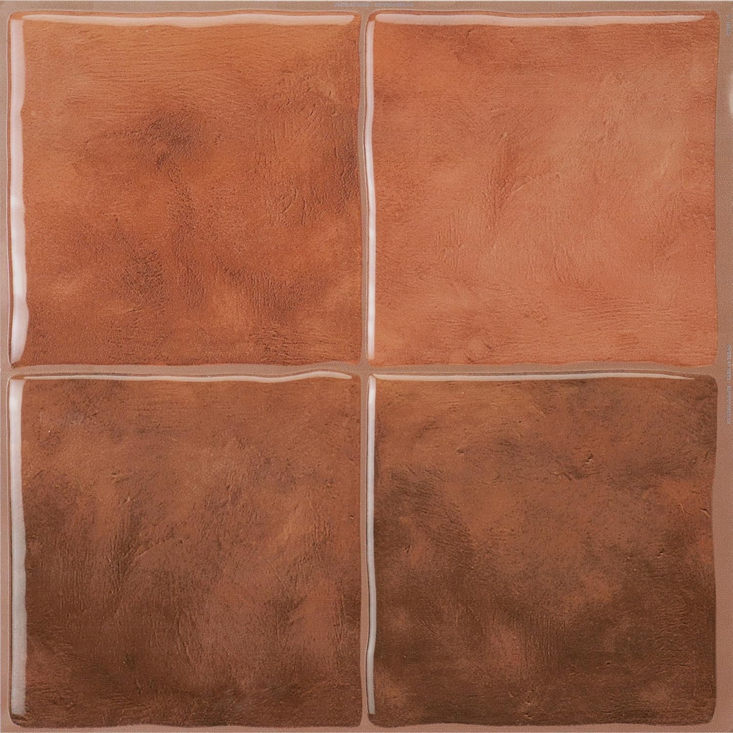 Peel and Backsplash - 5 Sheets of 9" x 9" - Peel and Tile Backsplash for Kitchen, Bathroom, Wall ...