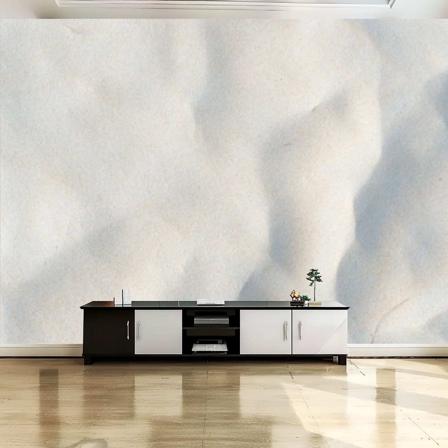 Peel and Stick Canvas Wallpaper Wall Mural Beautiful sand texture Wall ...