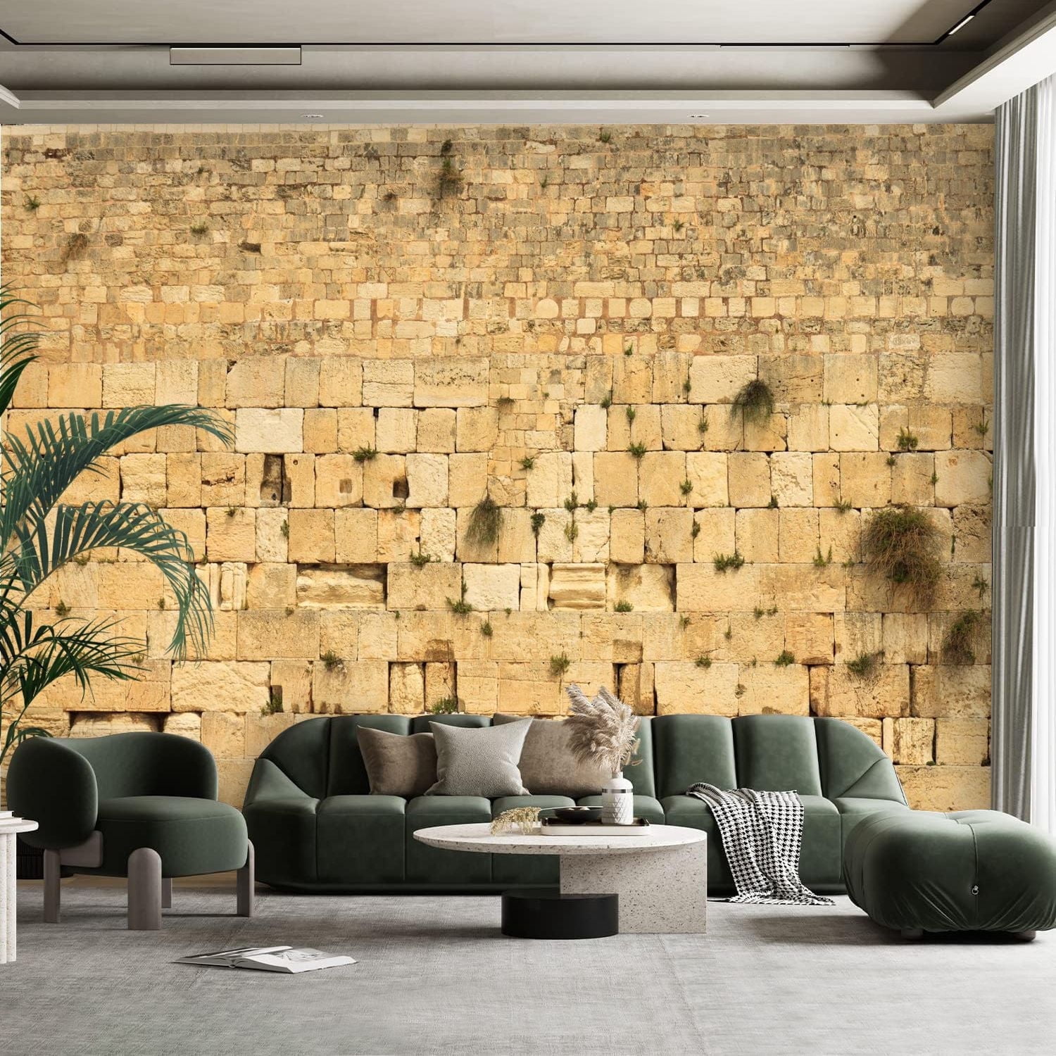 Peel and Stick Canvas Wallpaper Wall Mural Closeup wailing wall Wall ...