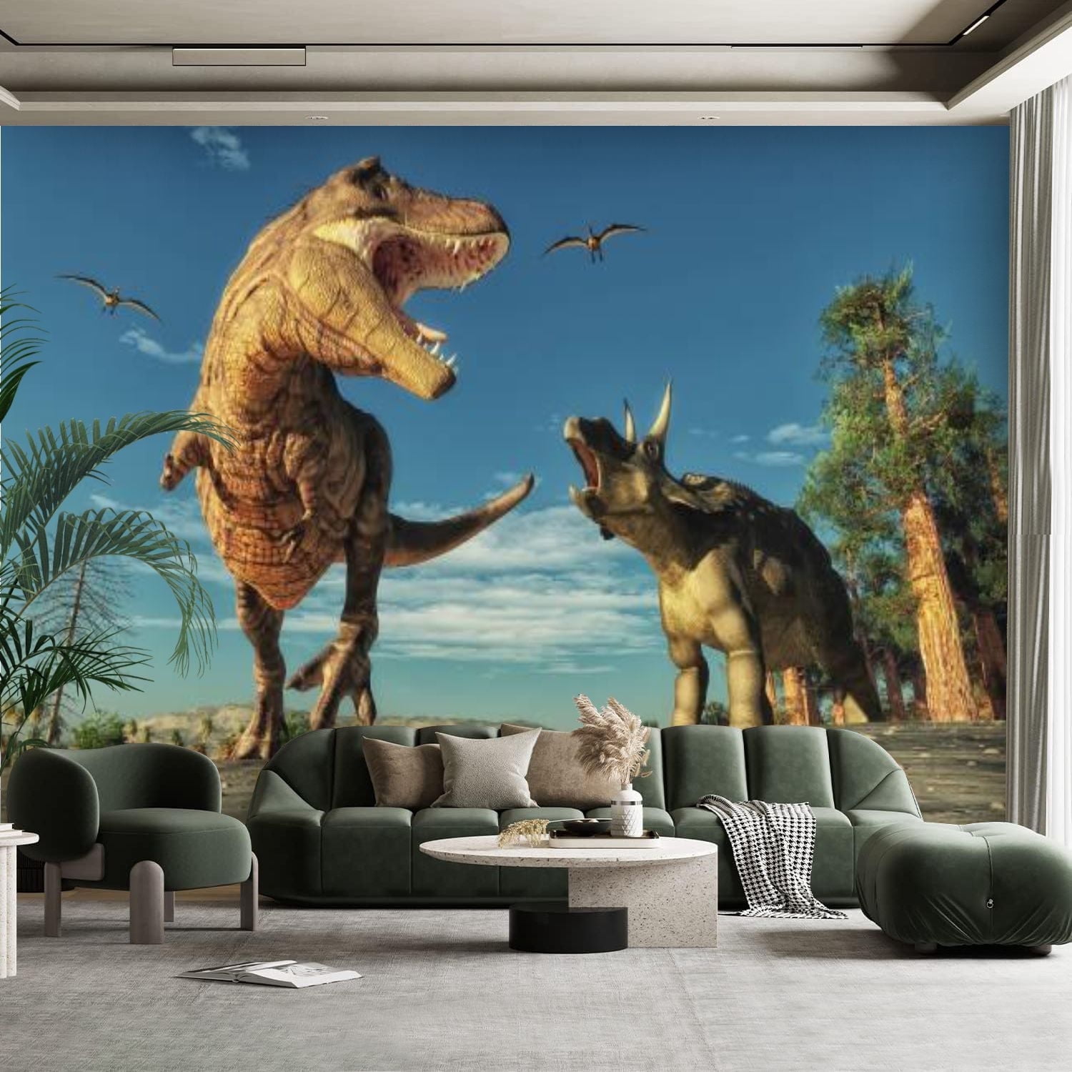 Dinosaur Peel And Stick Wallpaper