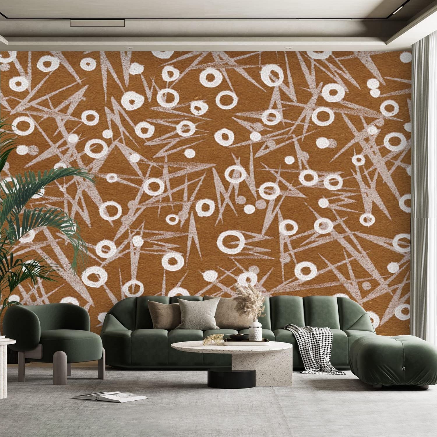 Peel and Stick Canvas Wallpaper Wall Mural Japanese paper Wall Art Self ...