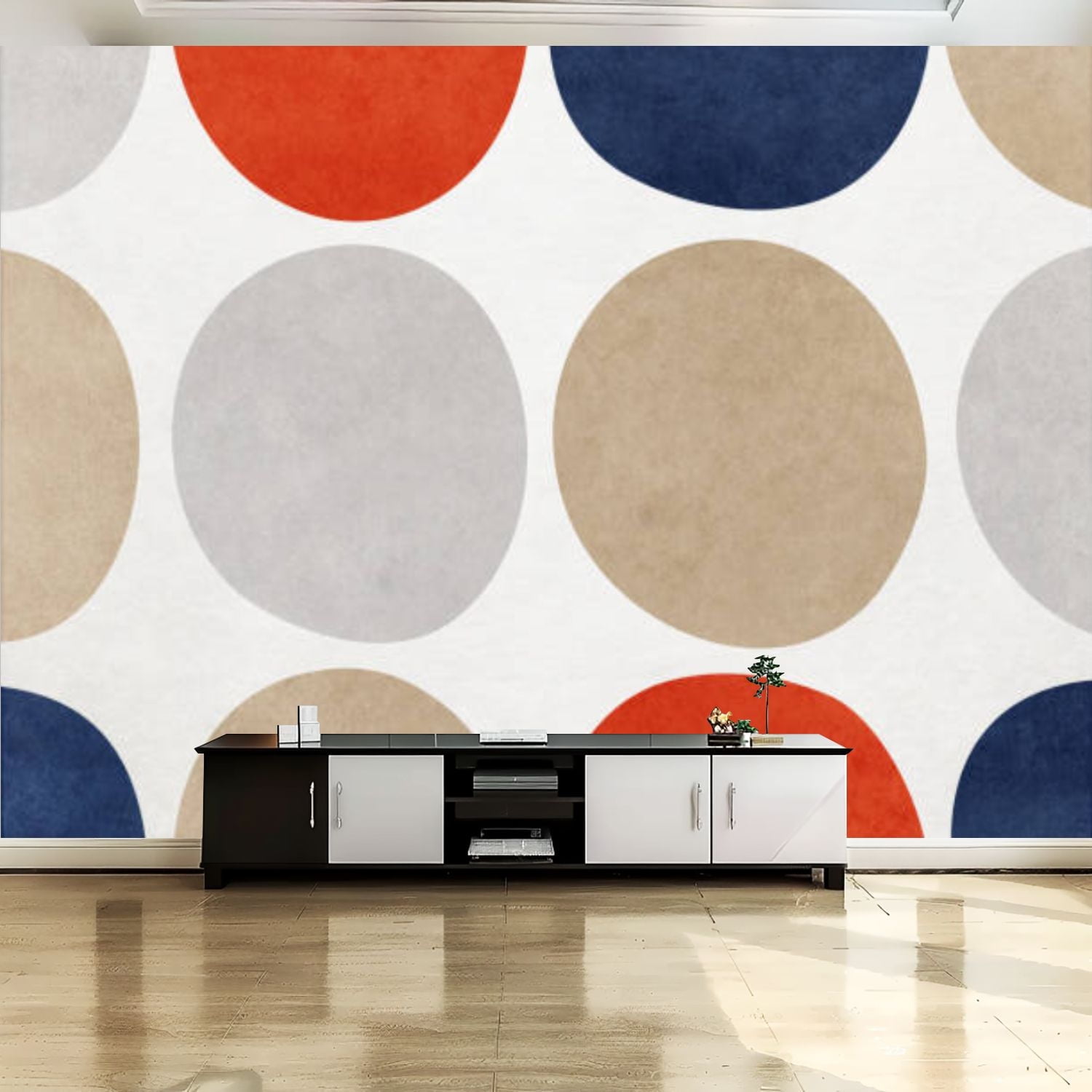 Peel and Stick Canvas Wallpaper Wall Mural Modern message Wall Art Self ...