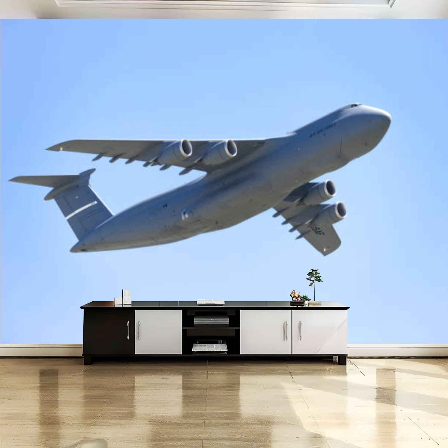 Peel and Stick Canvas Wallpaper Wall Mural Side view huge C Galaxy Wall ...