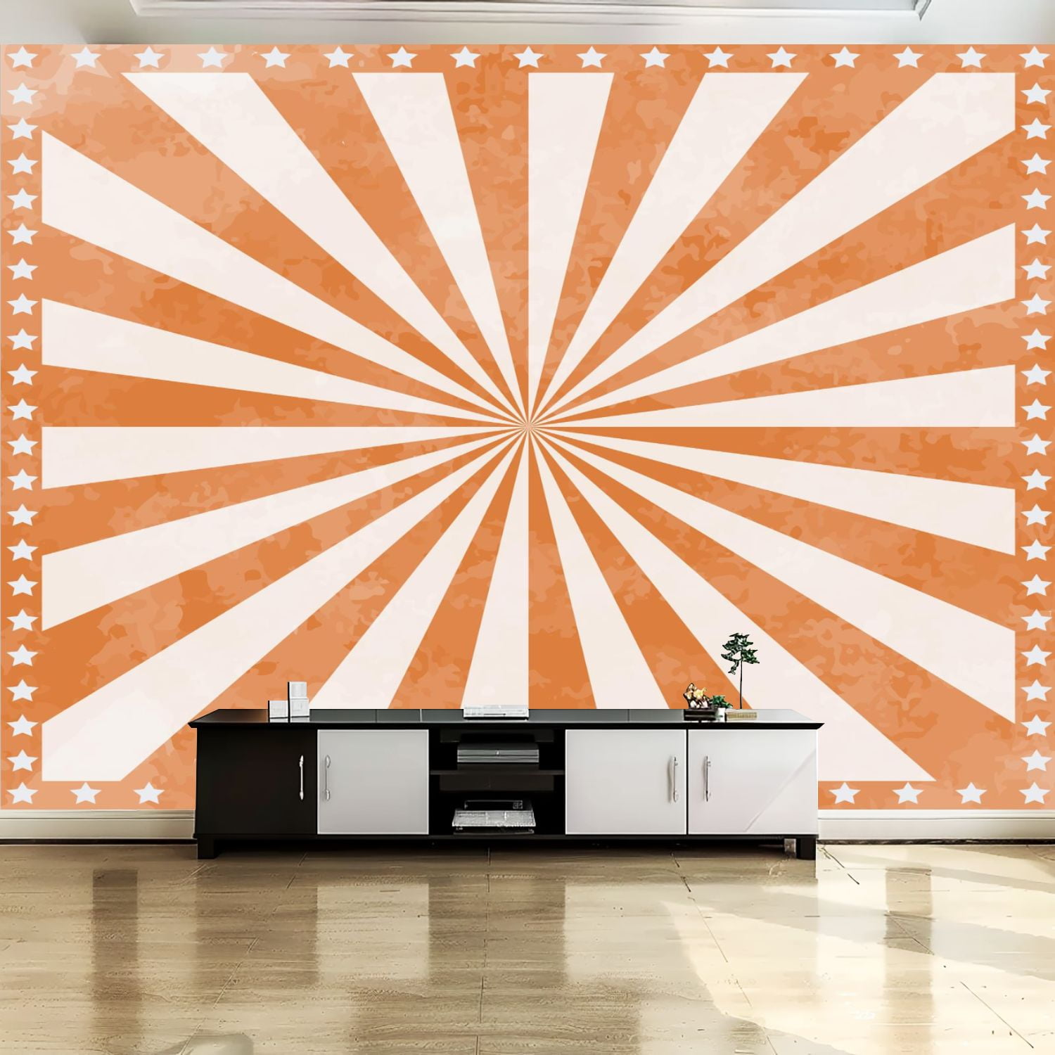 Peel and Stick Canvas Wallpaper Wall Mural Vintage Circus Poster ...