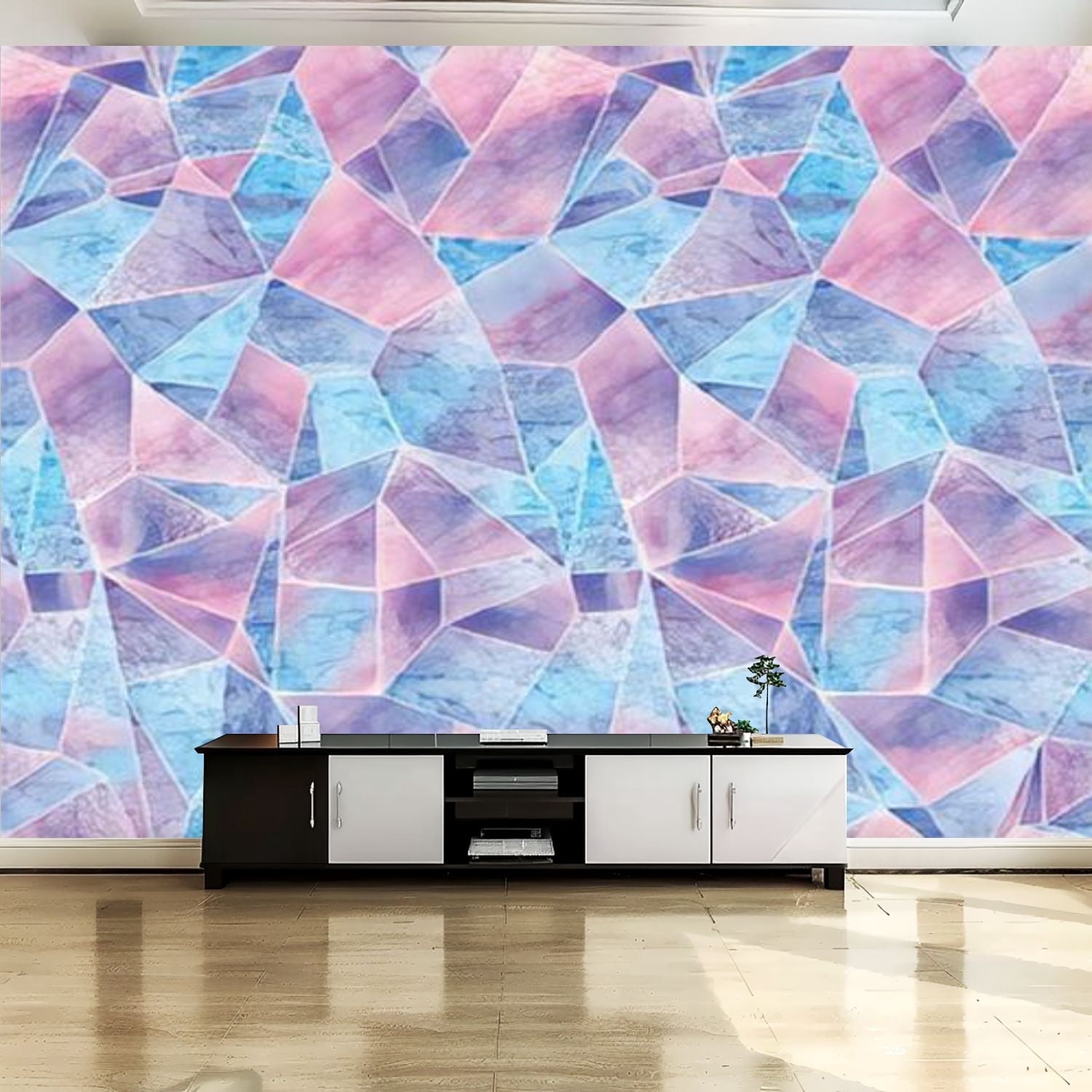 Peel and Stick Canvas Wallpaper Wall Mural fantasy hand painted ...