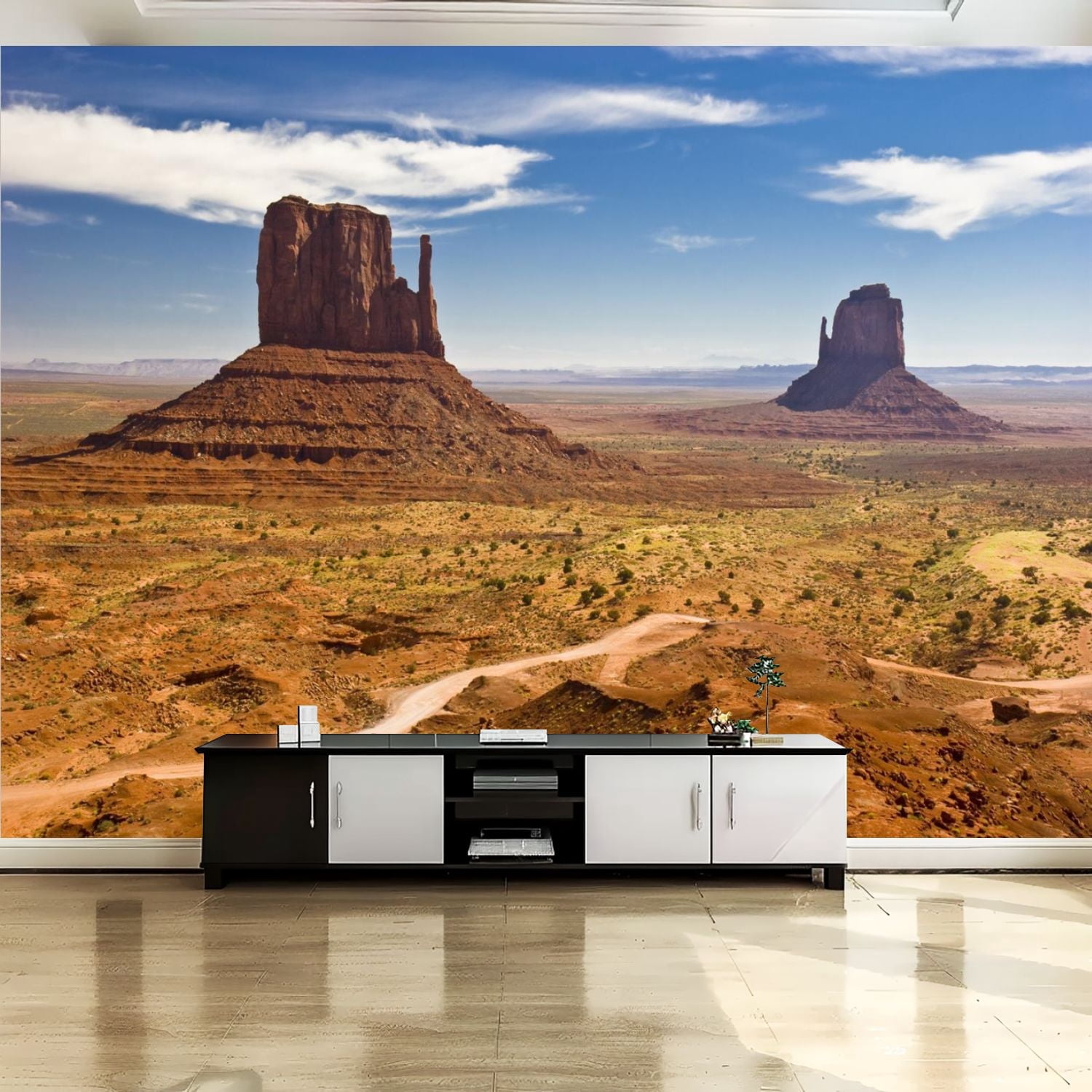 Peel and Stick Canvas Wallpaper Wall Mural magnificent view monument ...