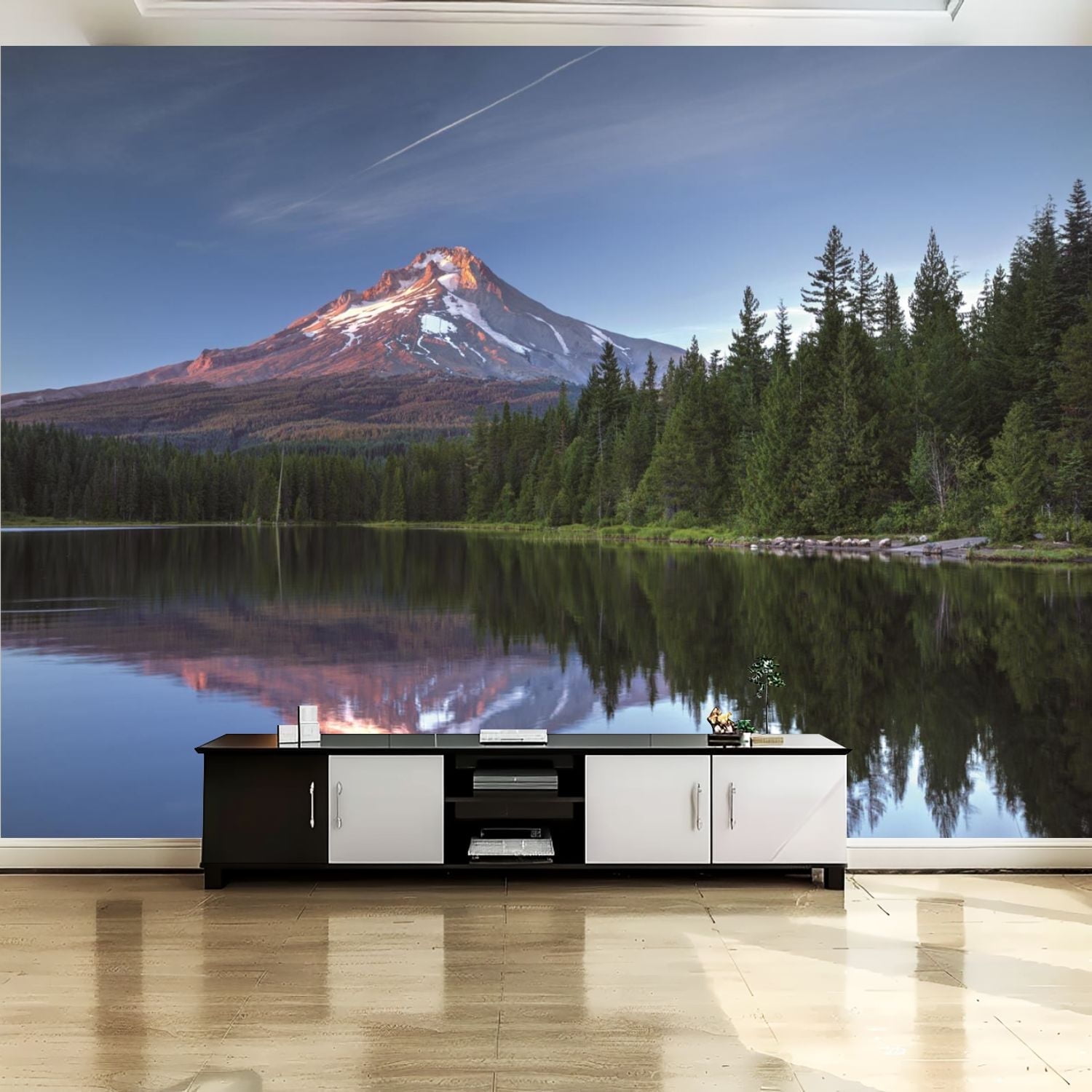Peel and Stick Canvas Wallpaper Wall MuralMount Hood Oregon Wall Art ...