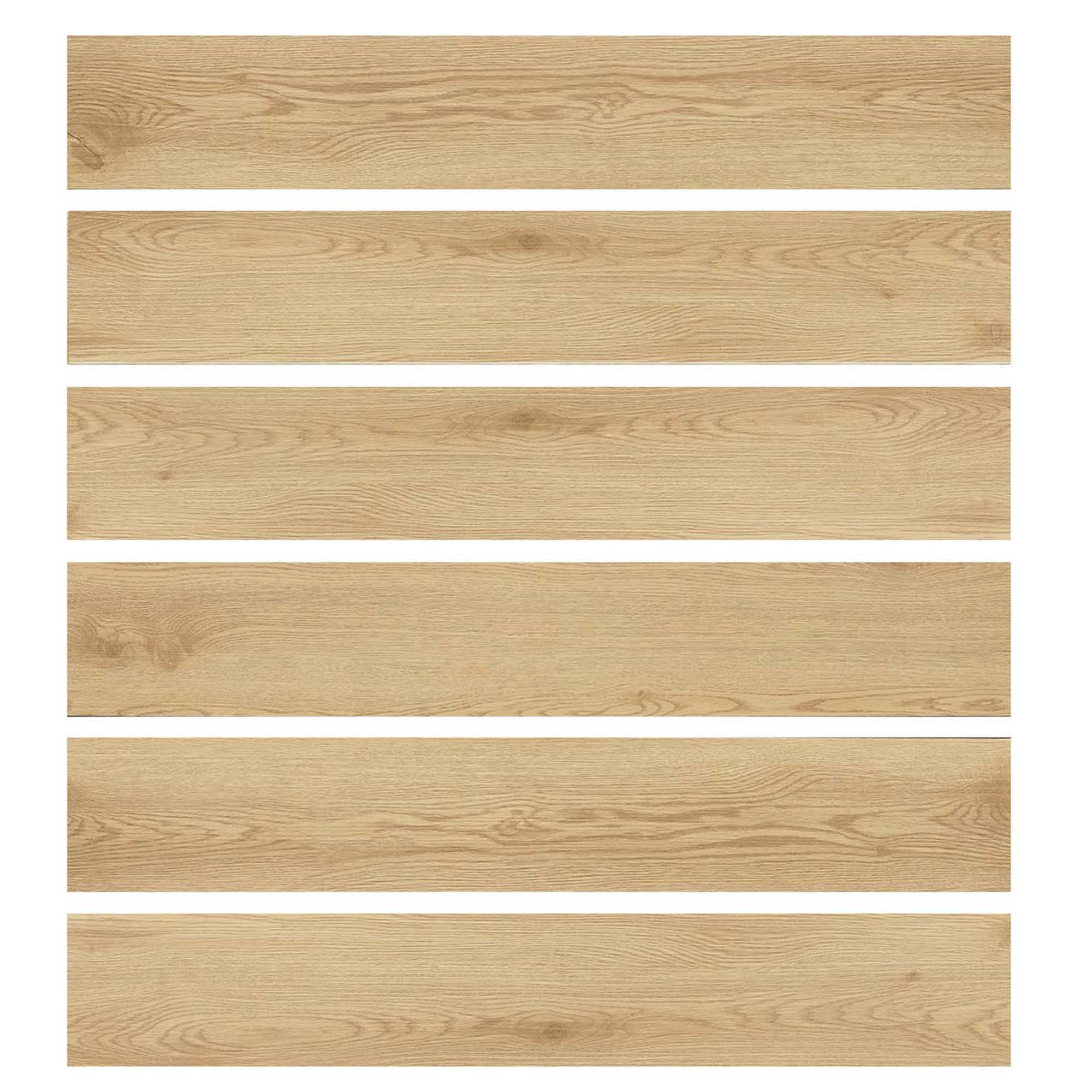 Peel and Stick Floor Tile Waterproof Light Oak Vinyl Flooring 36-Pack ...