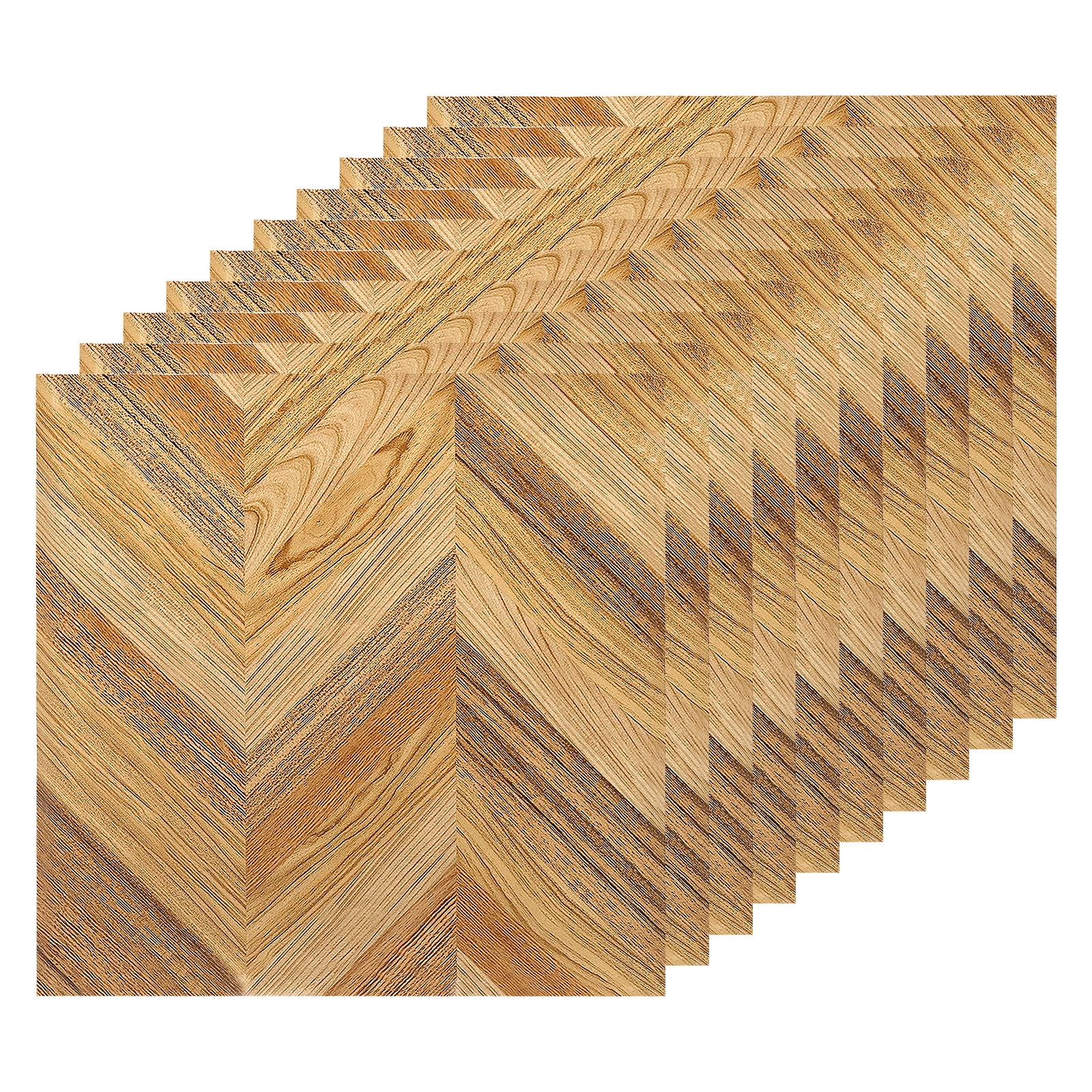 Peel and Stick Floor Wall Tiles Sticker 10Pack 8"x8" Self-Adhesive ...