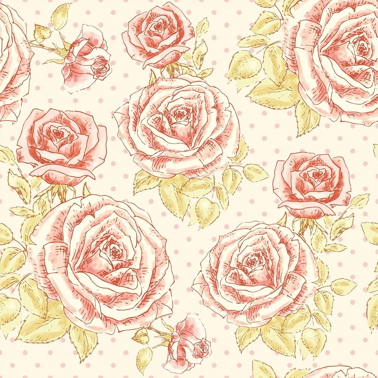 Peel and Stick Red and Textured Floral Removable Wallpaper 2867-2ft x ...