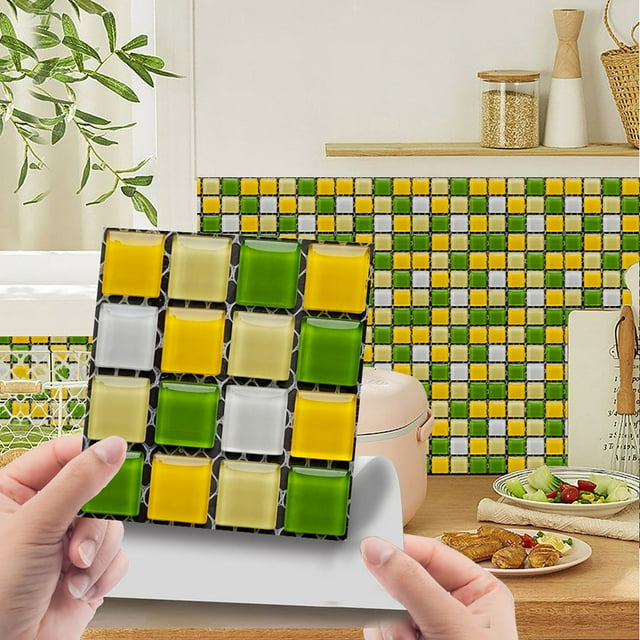 Peel and Stick Tile Waterproof Backsplash for Kitchen Tile Stickers ...