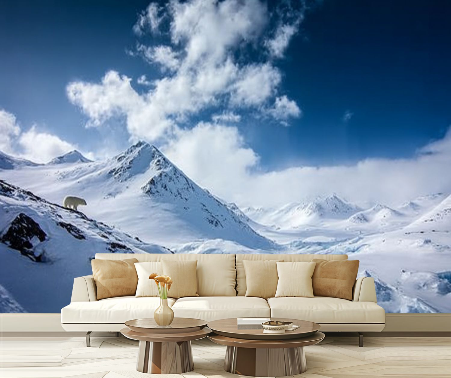 Peel and Stick Wallpaper Arctic spring south Spitsbergen Modern Art ...