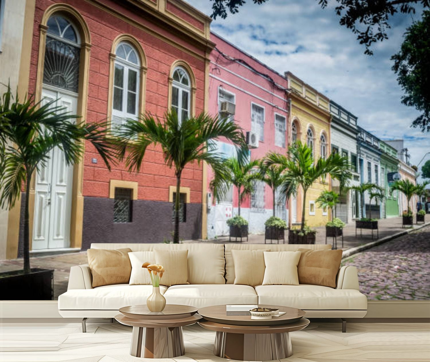 Peel and Stick Wallpaper Canvas Cities Brazil Manaus state Modern Art ...