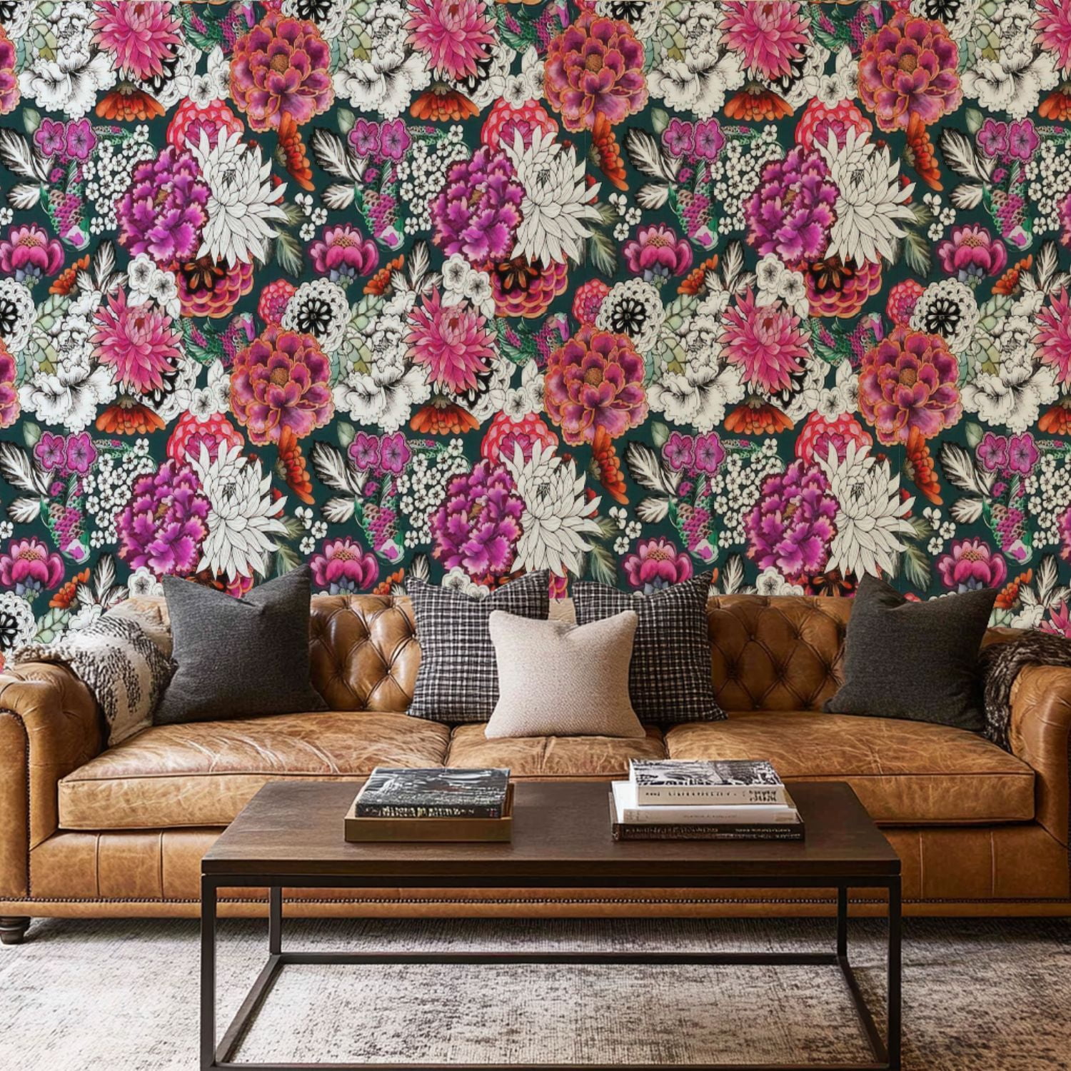 Peel and Stick Wallpaper Canvas Contact Paper Seamless asian ...