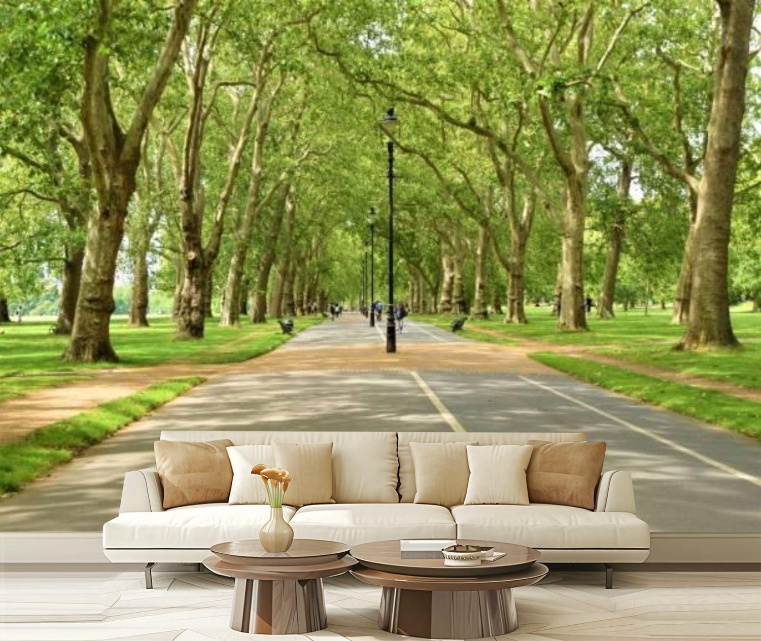 Peel and Stick Wallpaper Canvas Hyde Park London United Kingdom Modern ...
