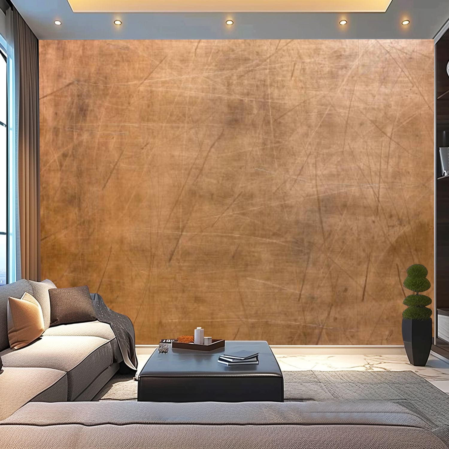 Copper Peel And Stick Wallpaper