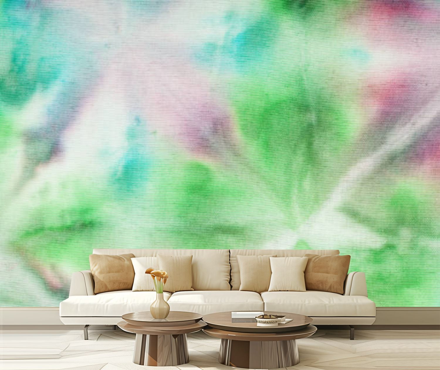 Peel and Stick Wallpaper Canvas batik abstract star ornament close up ...