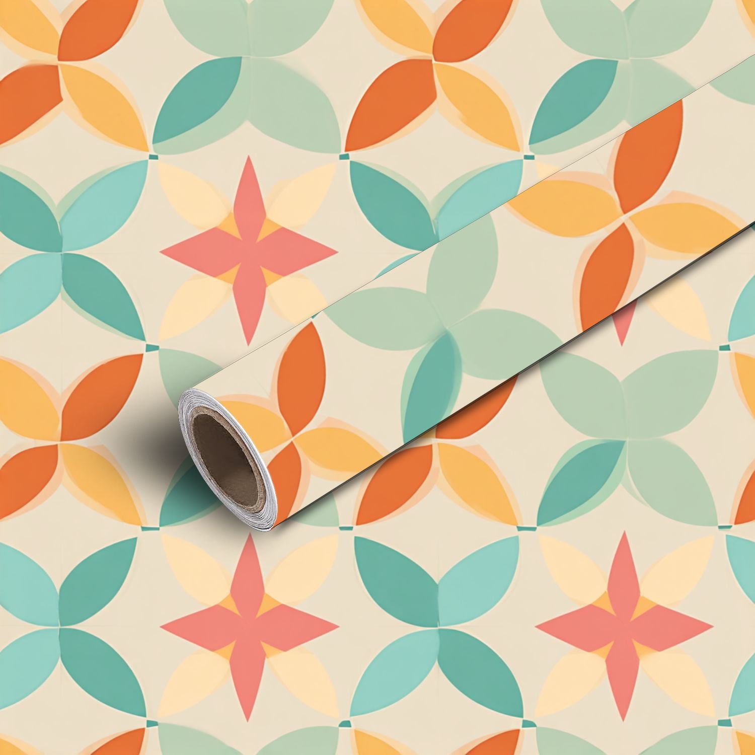 Peel and Stick Wallpaper Contact Paper 50s Mid Century Modern Self ...